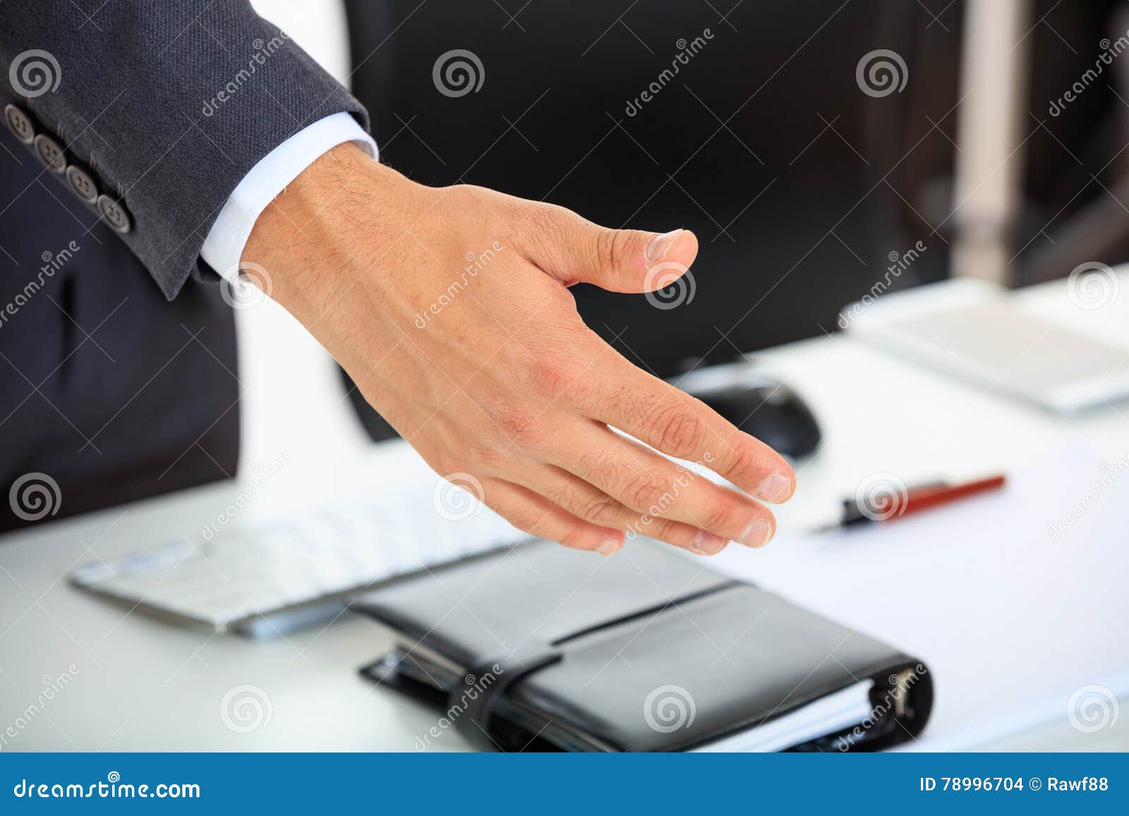 Businessman Offering Handshake Stock Photo - Image of shake, handshake ...