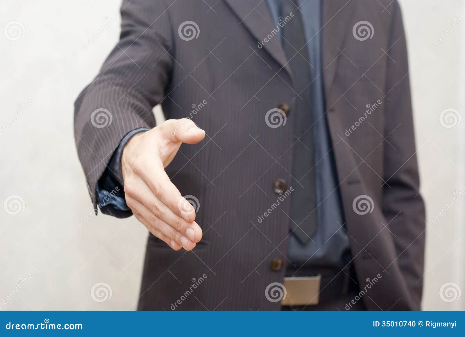 Businessman Offering for Handshake Stock Photo - Image of greeting ...