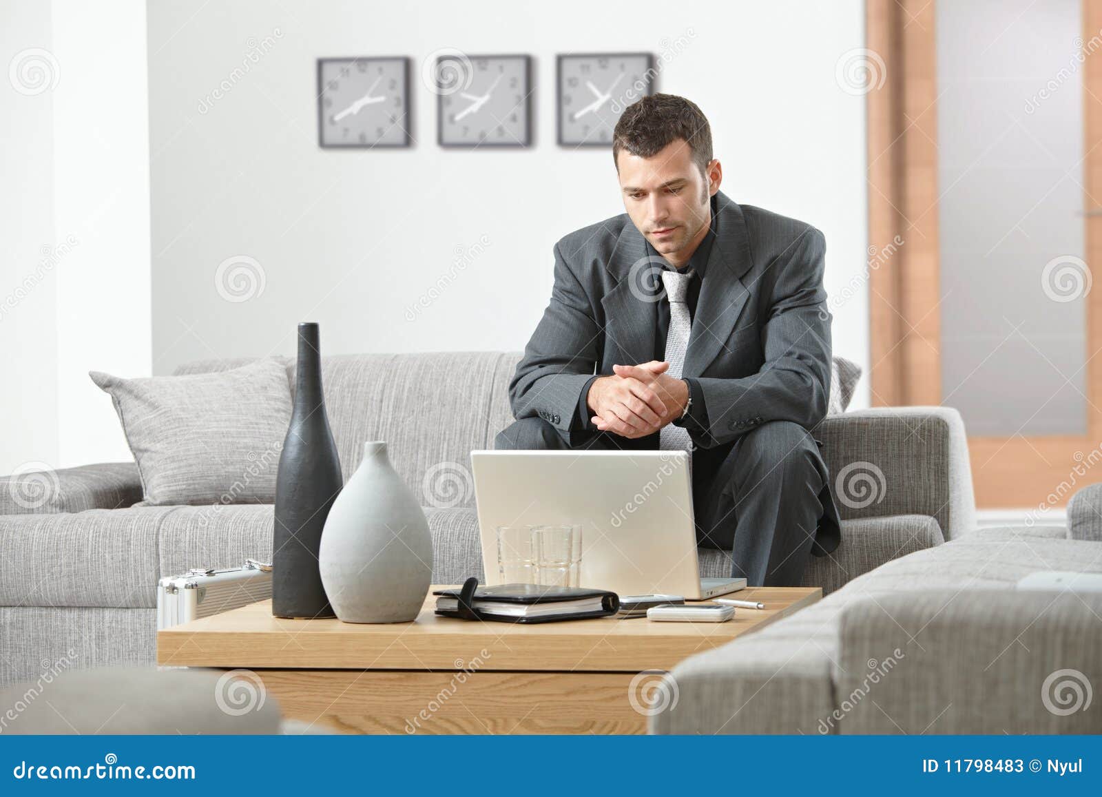 Businessman at office stock image. Image of comfort, formal - 11798483