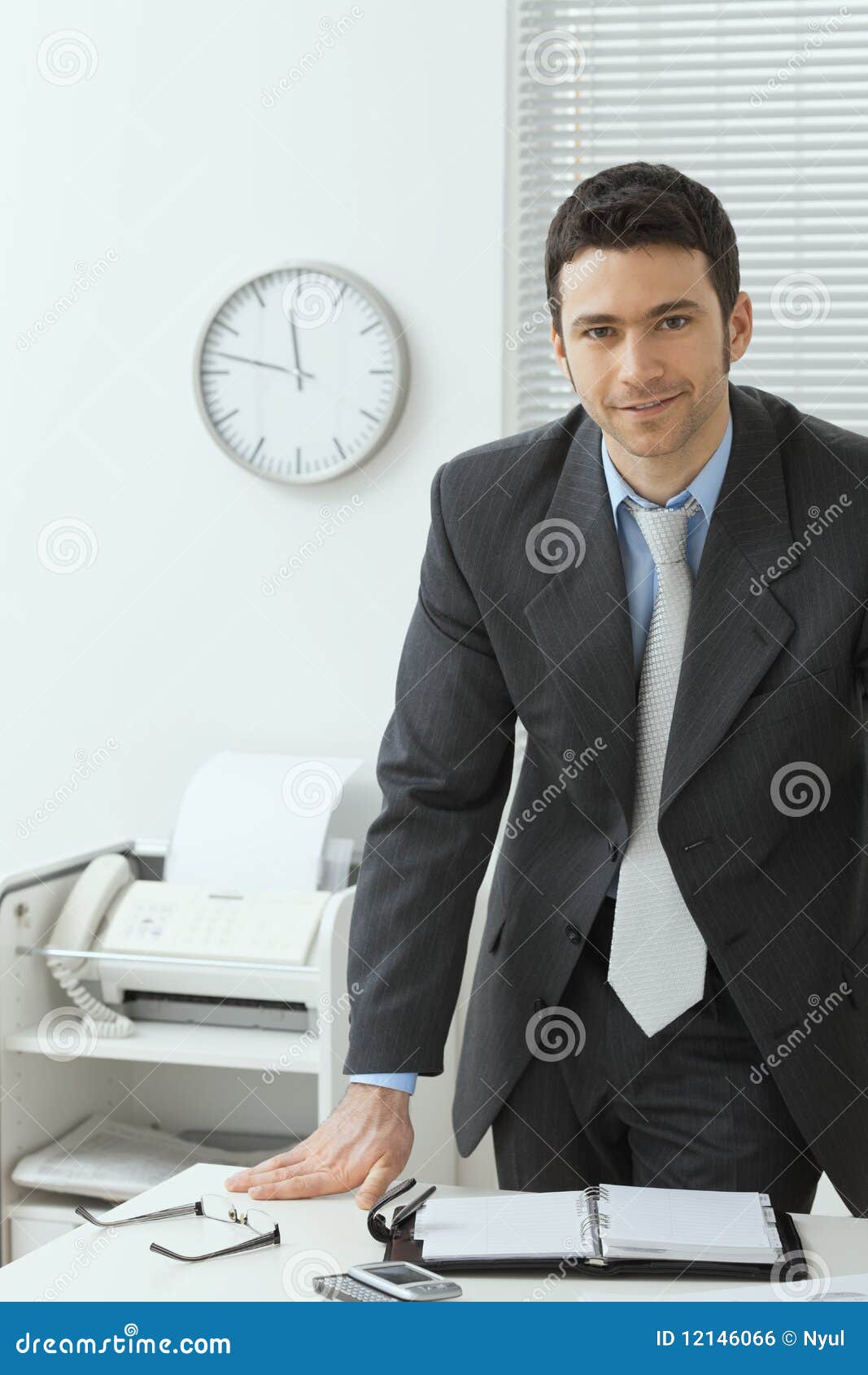 Businessman in office stock photo. Image of businesspeople - 12146066