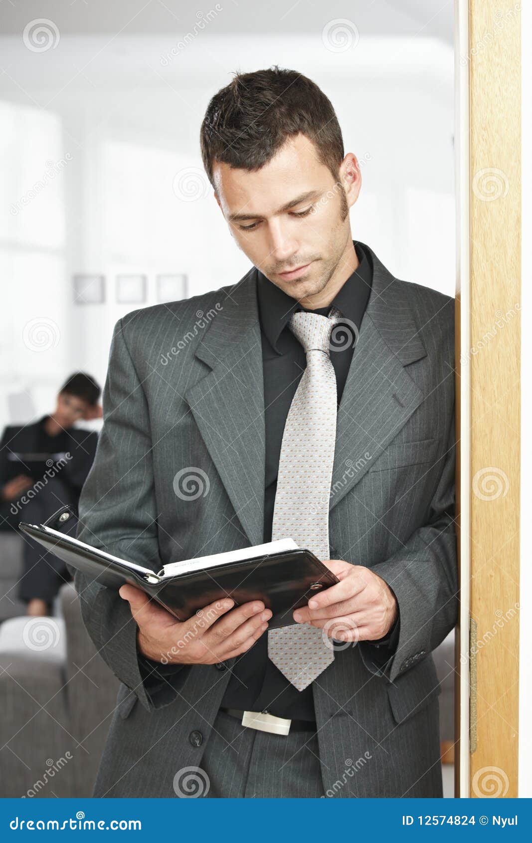 Businessman at office stock photo. Image of businessman - 12574824