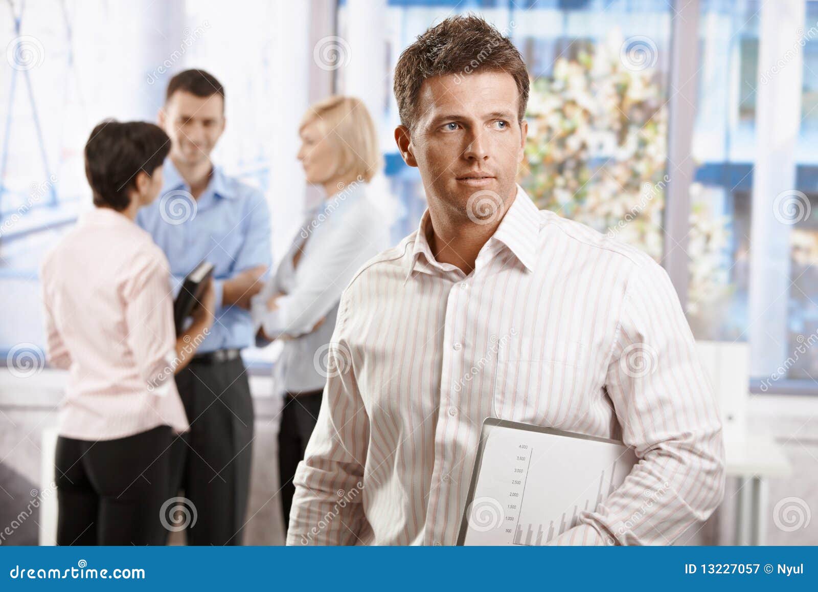 Businessman in office stock image. Image of businesspeople - 13227057