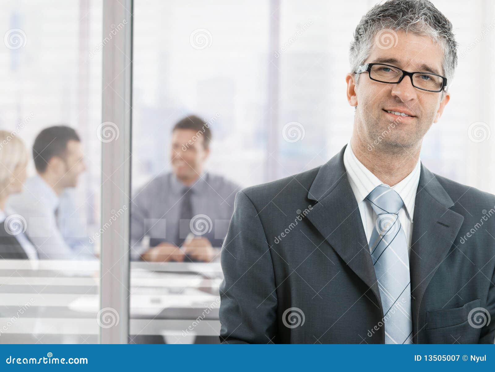 Businessman at office stock image. Image of engagement - 13505007