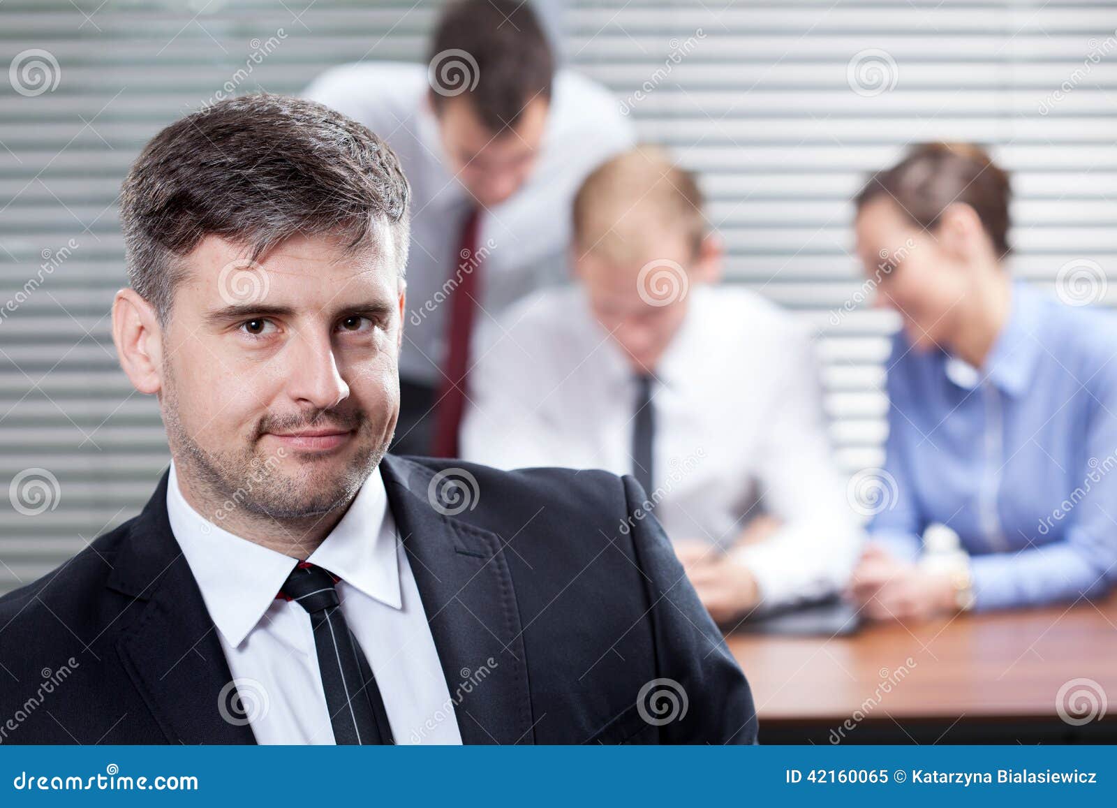 Businessman in the office stock image. Image of formal - 42160065
