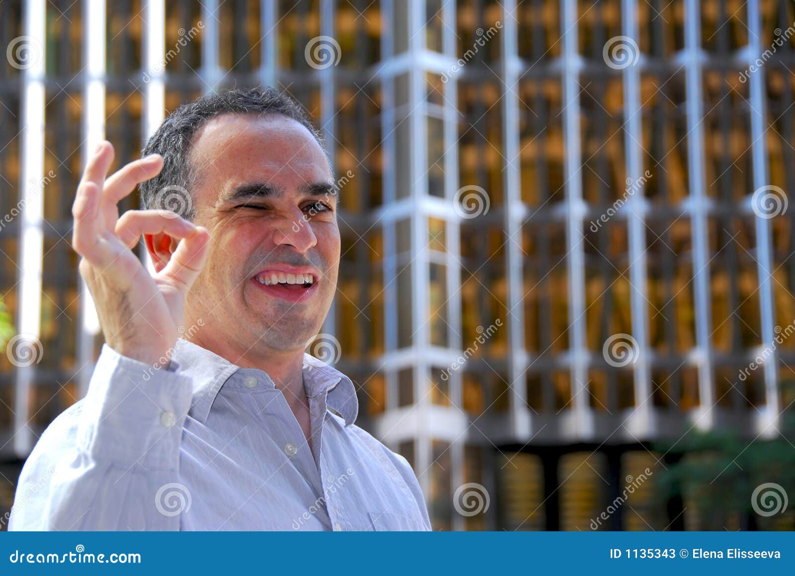 Businessman ok stock image. Image of confident, gesture - 1135343