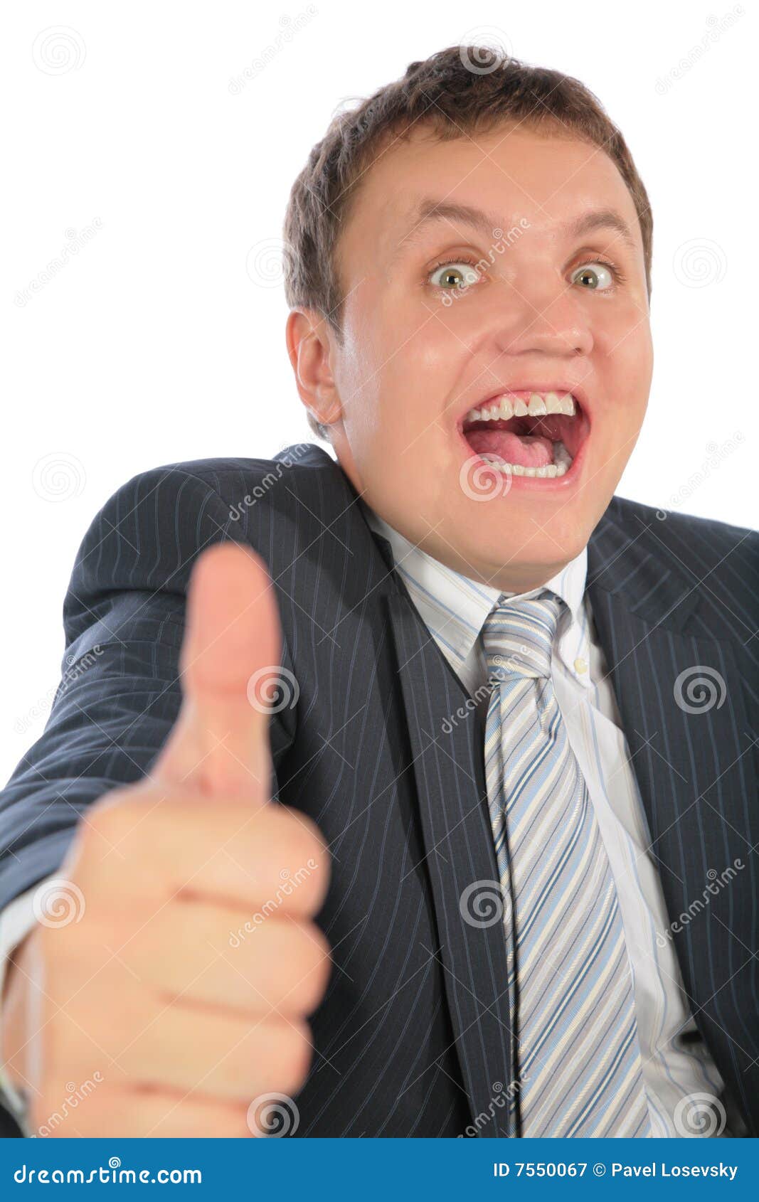 Businessman with Ok Gesture Stock Image - Image of cheerful, person ...