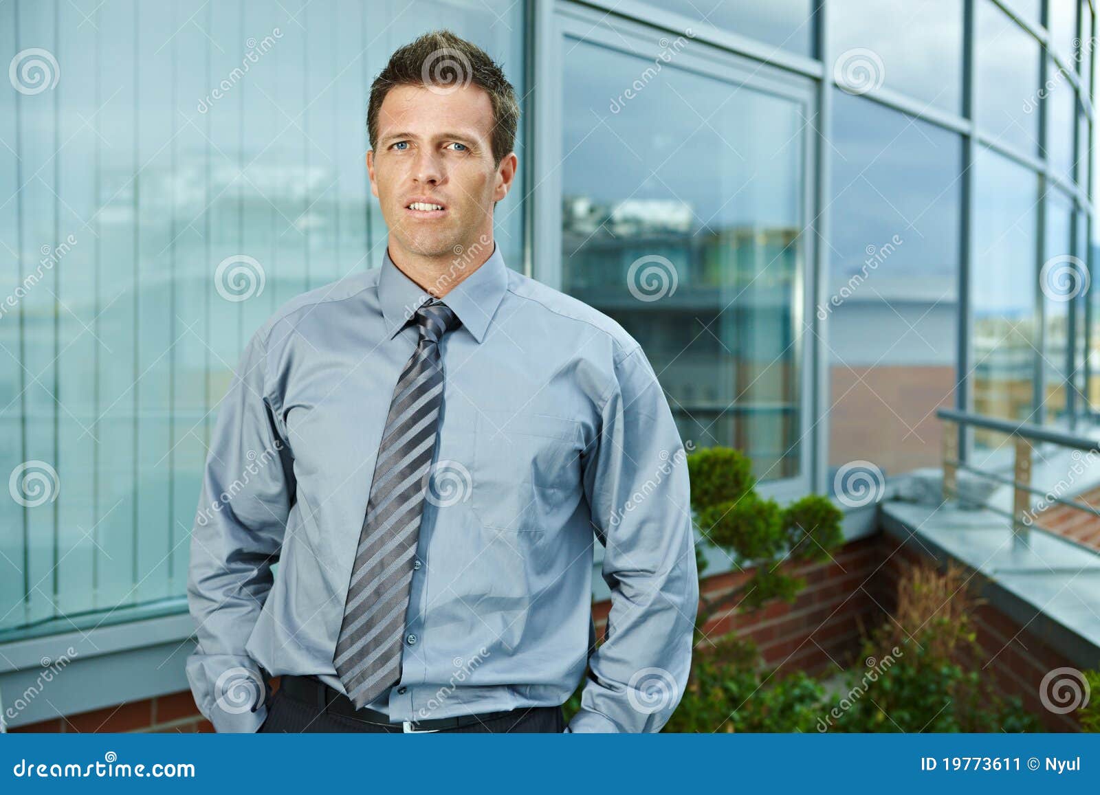 Businessman outdoor stock image. Image of collar, alone - 19773611