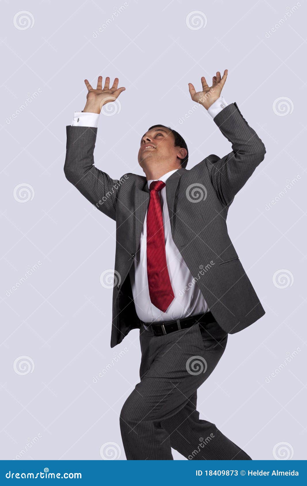 Businessman in panic stock image. Image of screaming - 18409873