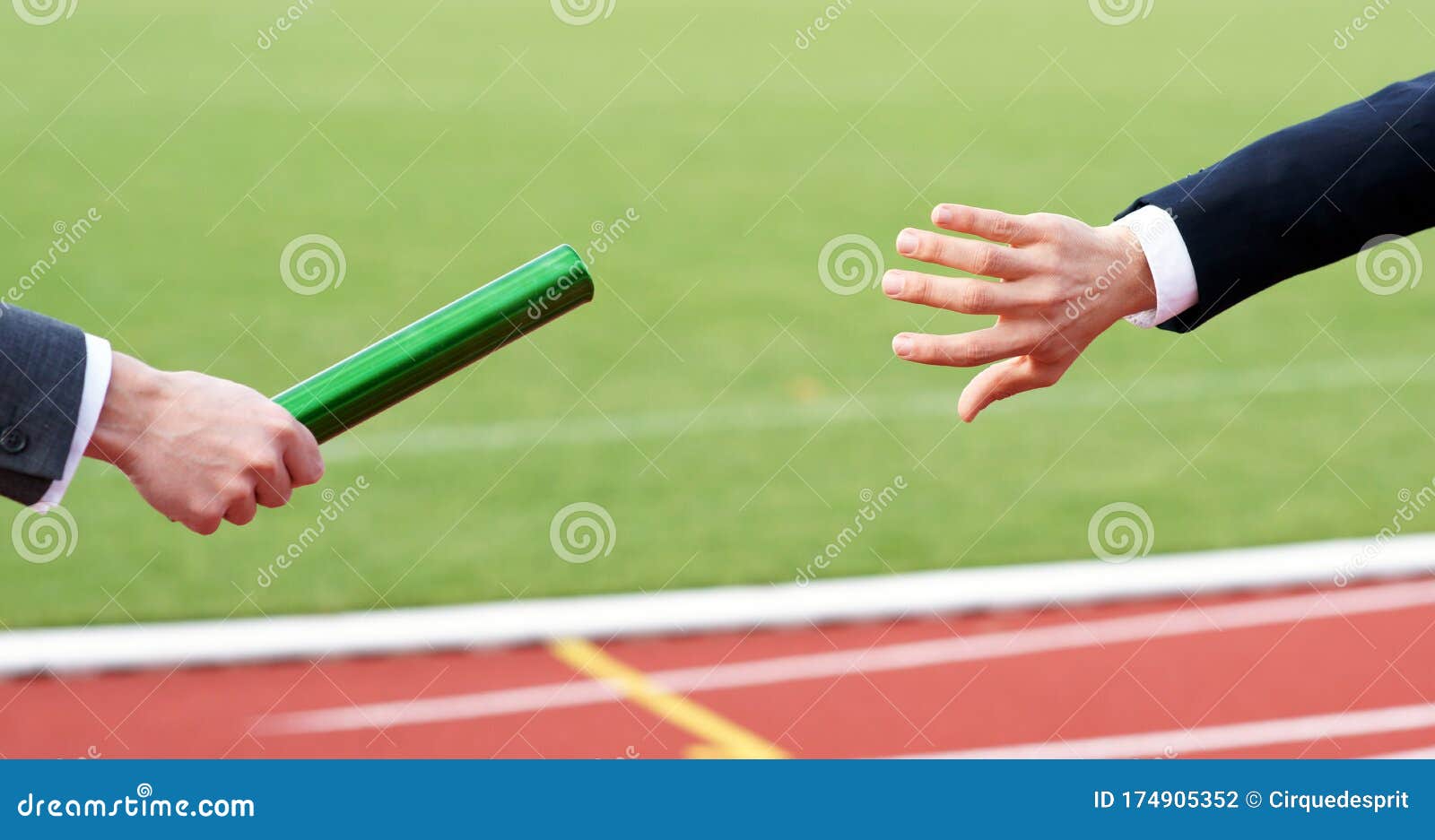 Business People Passing Relay Baton Stock Photo - Image of follower ...