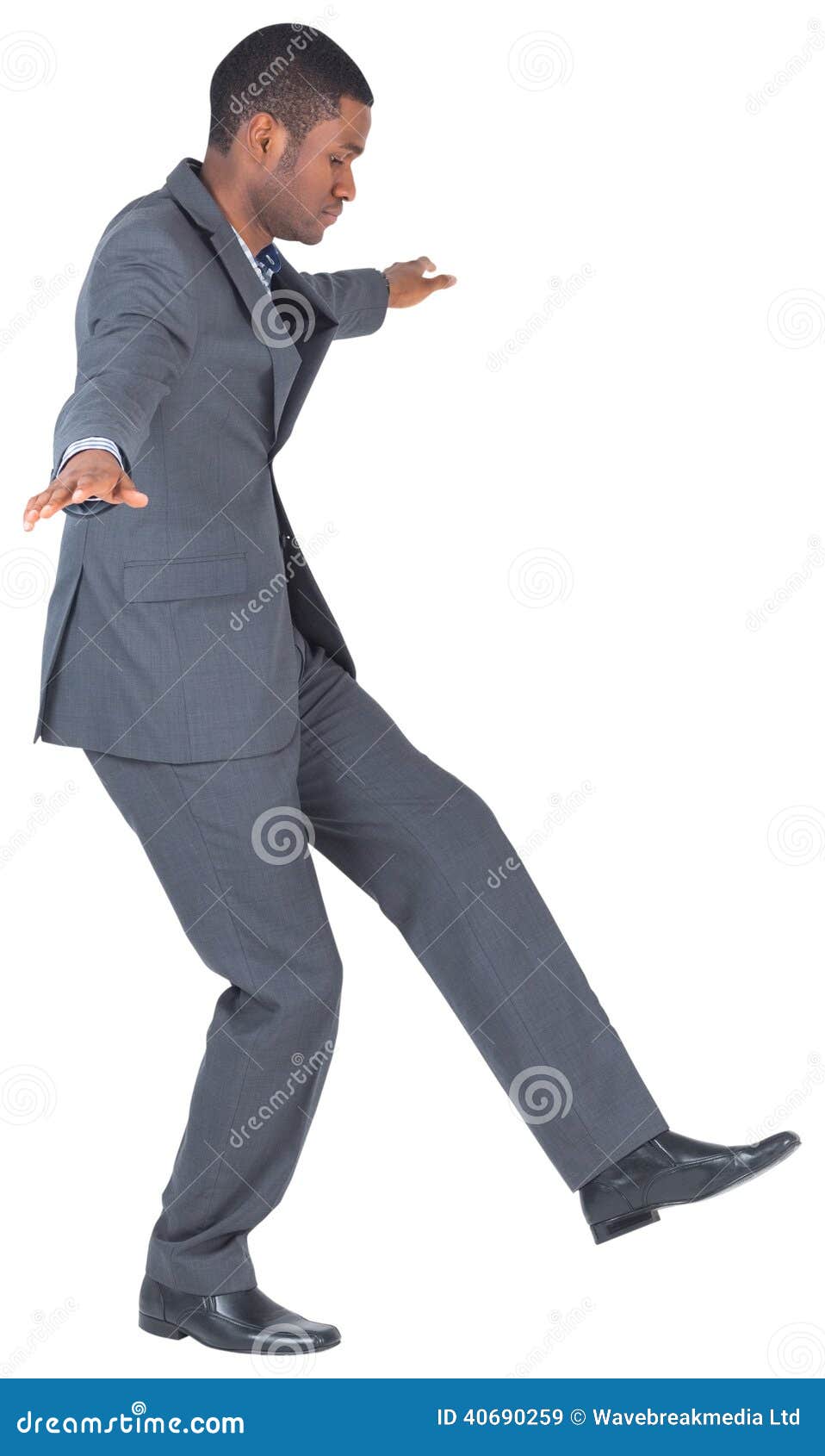 Businessman Performing a Balancing Act Stock Image - Image of corporate ...