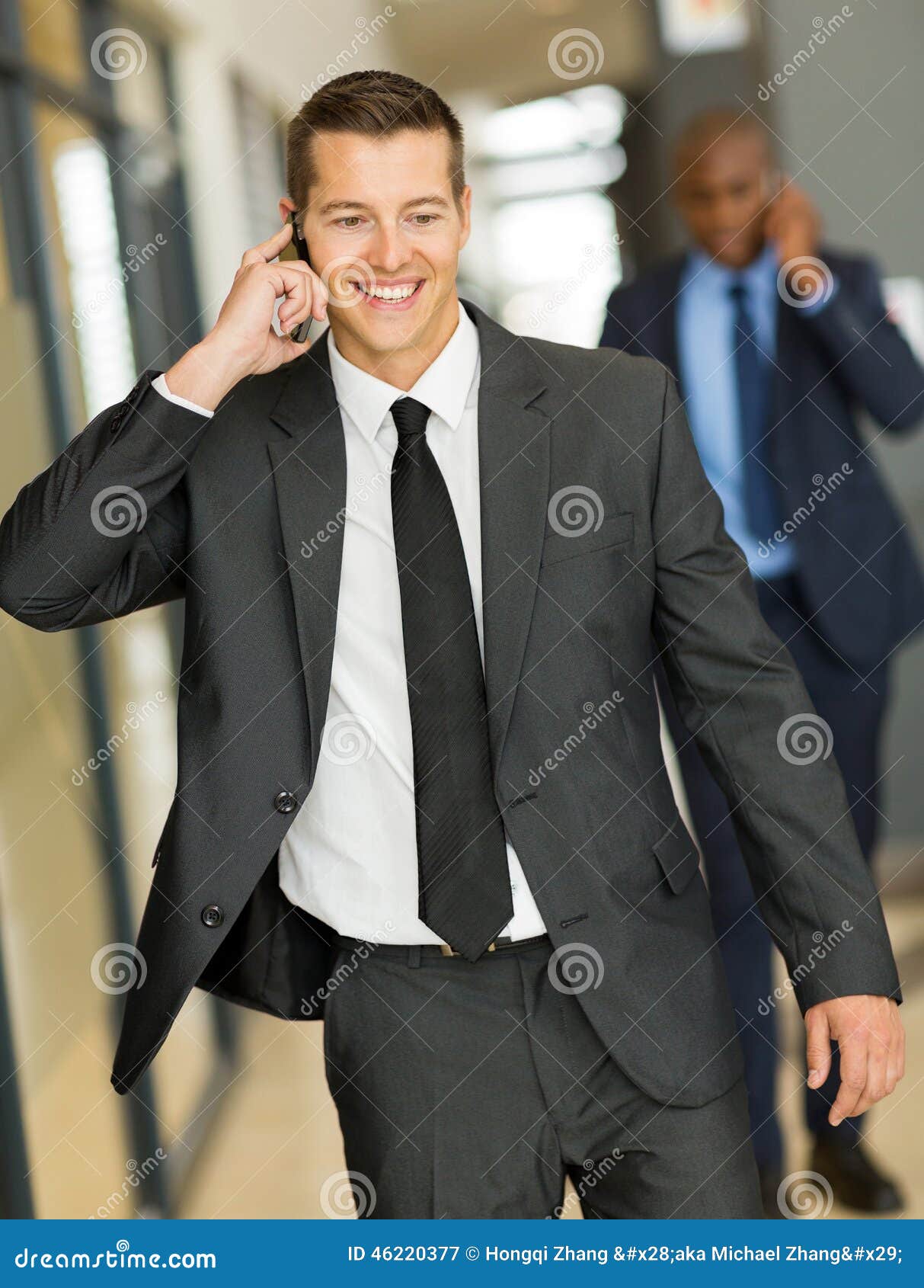 Businessman phone office stock image. Image of manager - 46220377