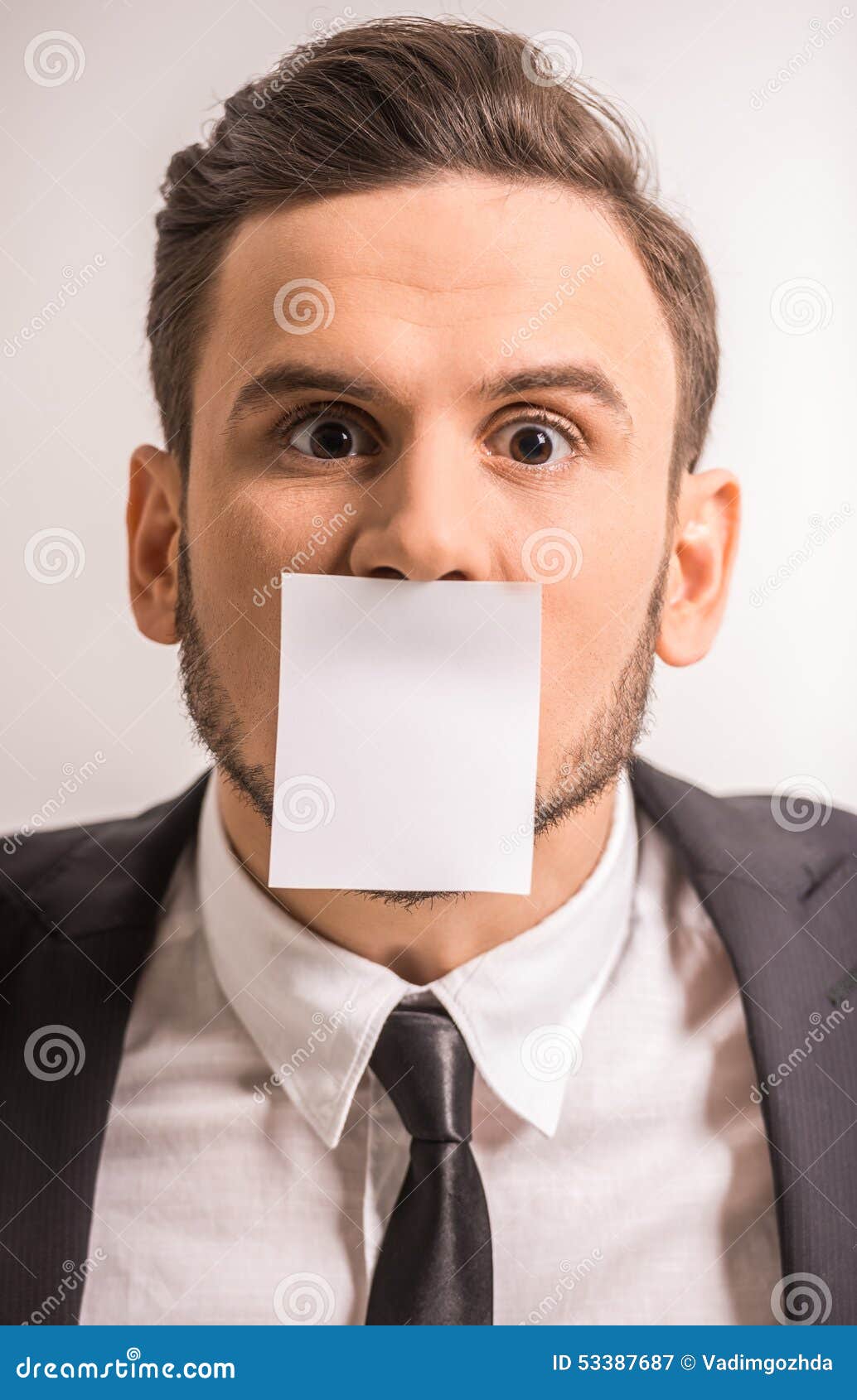 Businessman stock image. Image of paper, businessman - 53387687