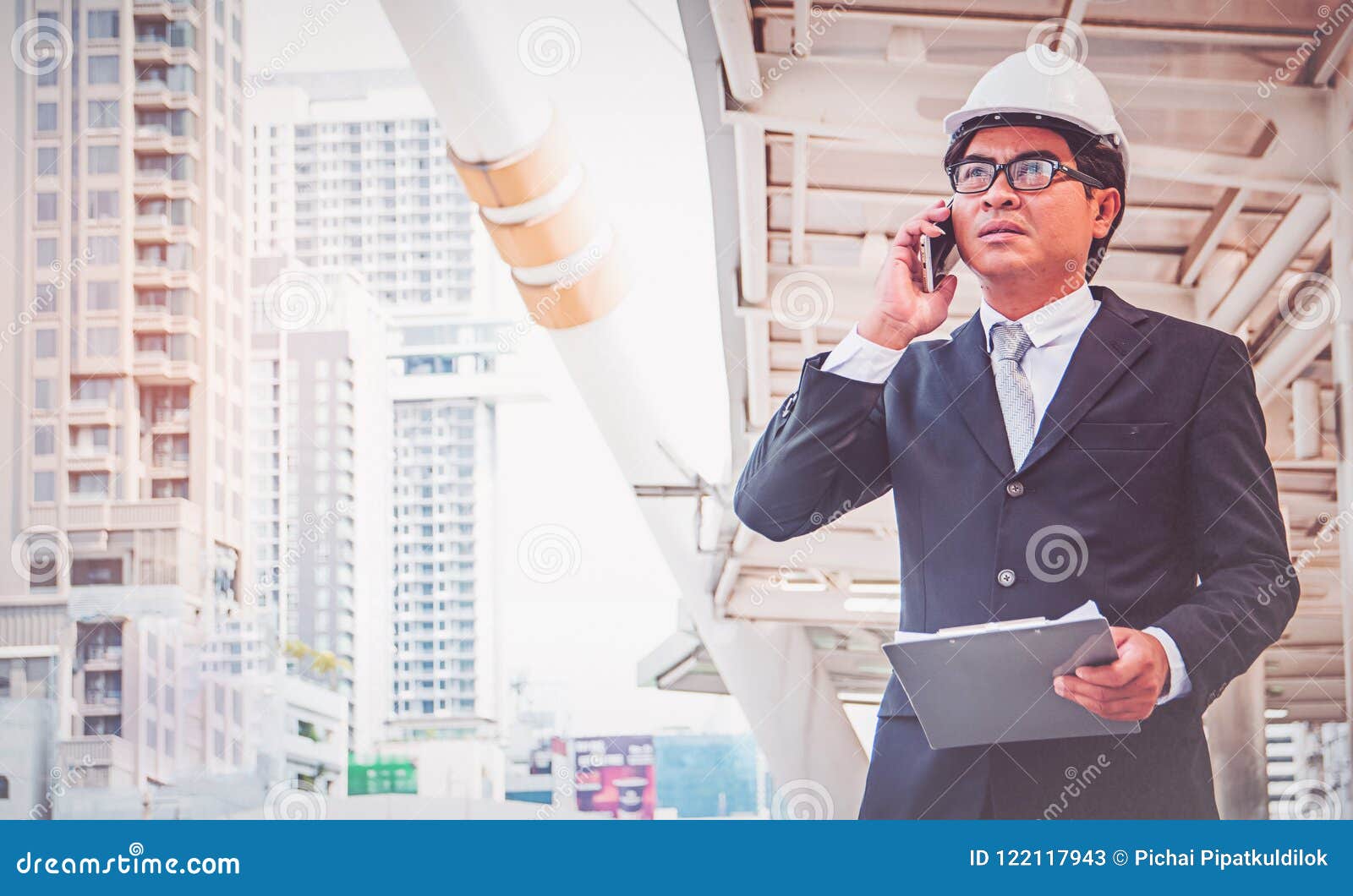 Businessman Planning Construction Project Stock Image - Image of ...