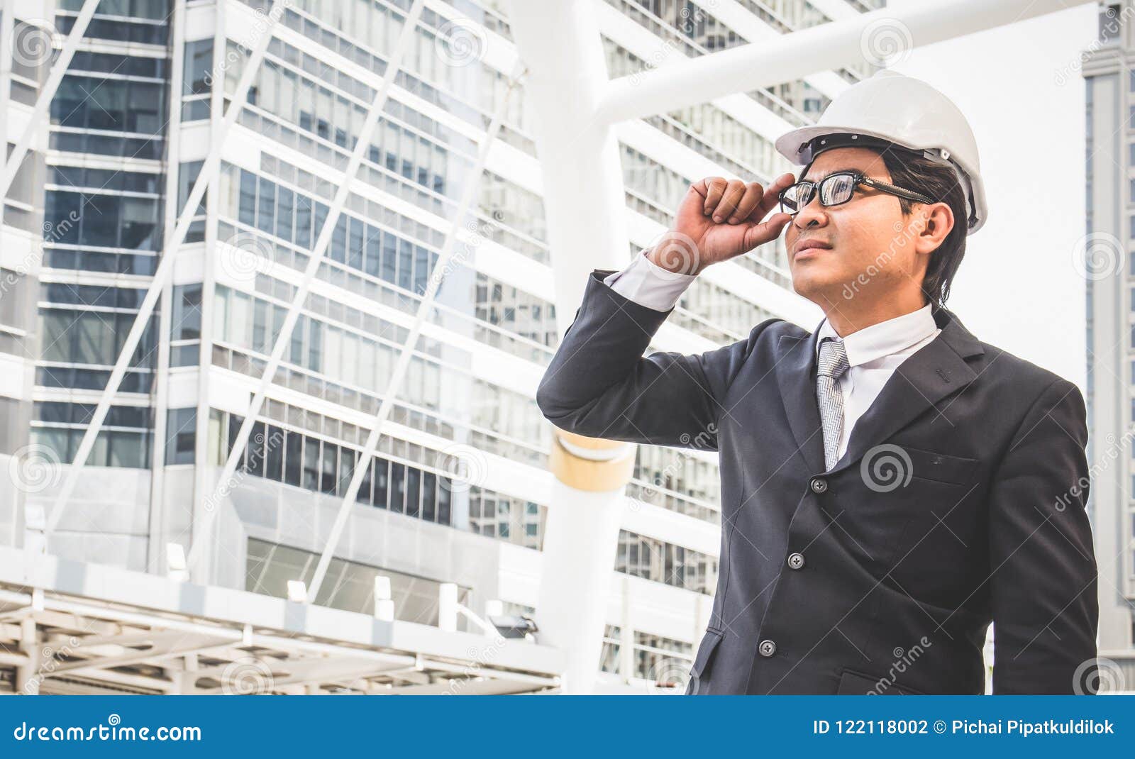 Businessman Planning Construction Project Stock Photo - Image of ...