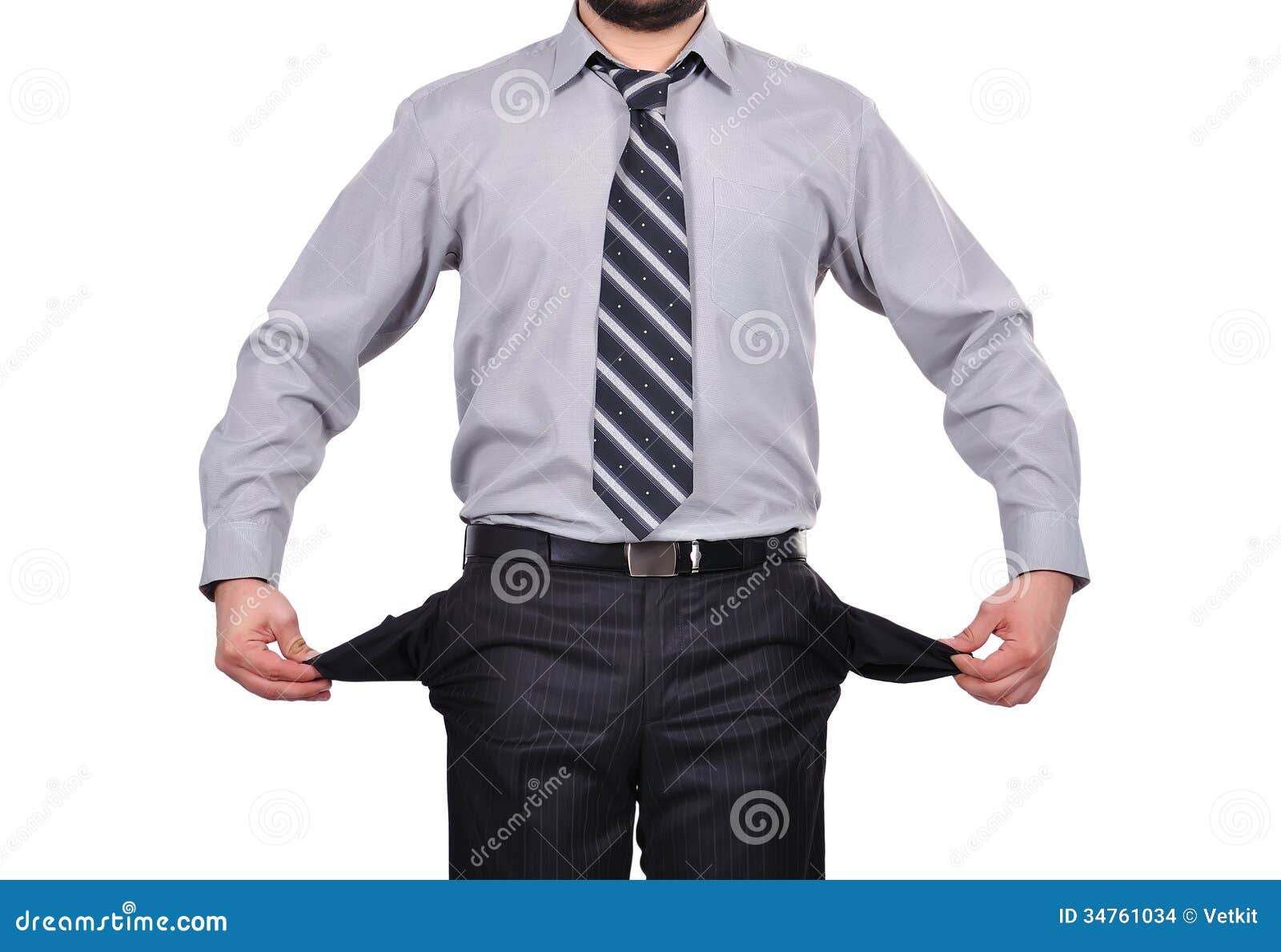 Businessman with pockets stock photo. Image of trouser - 34761034
