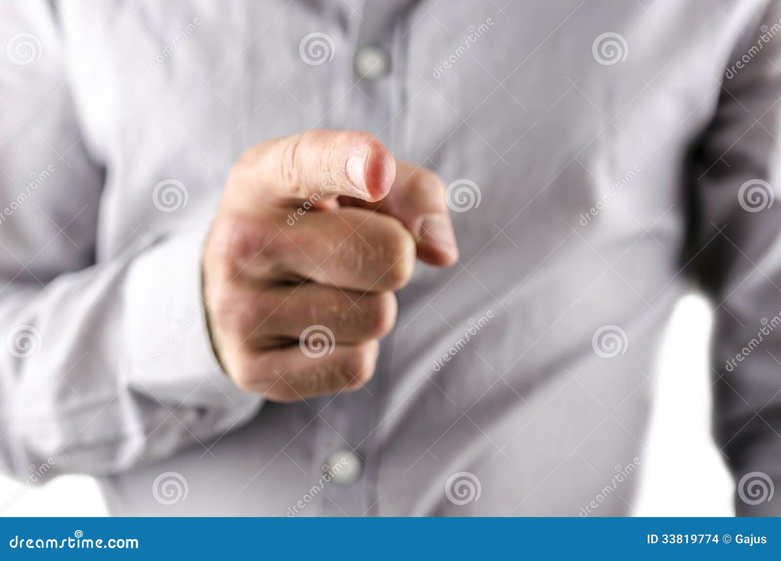 Businessman Pointing Finger at You Stock Photo - Image of male, choose ...
