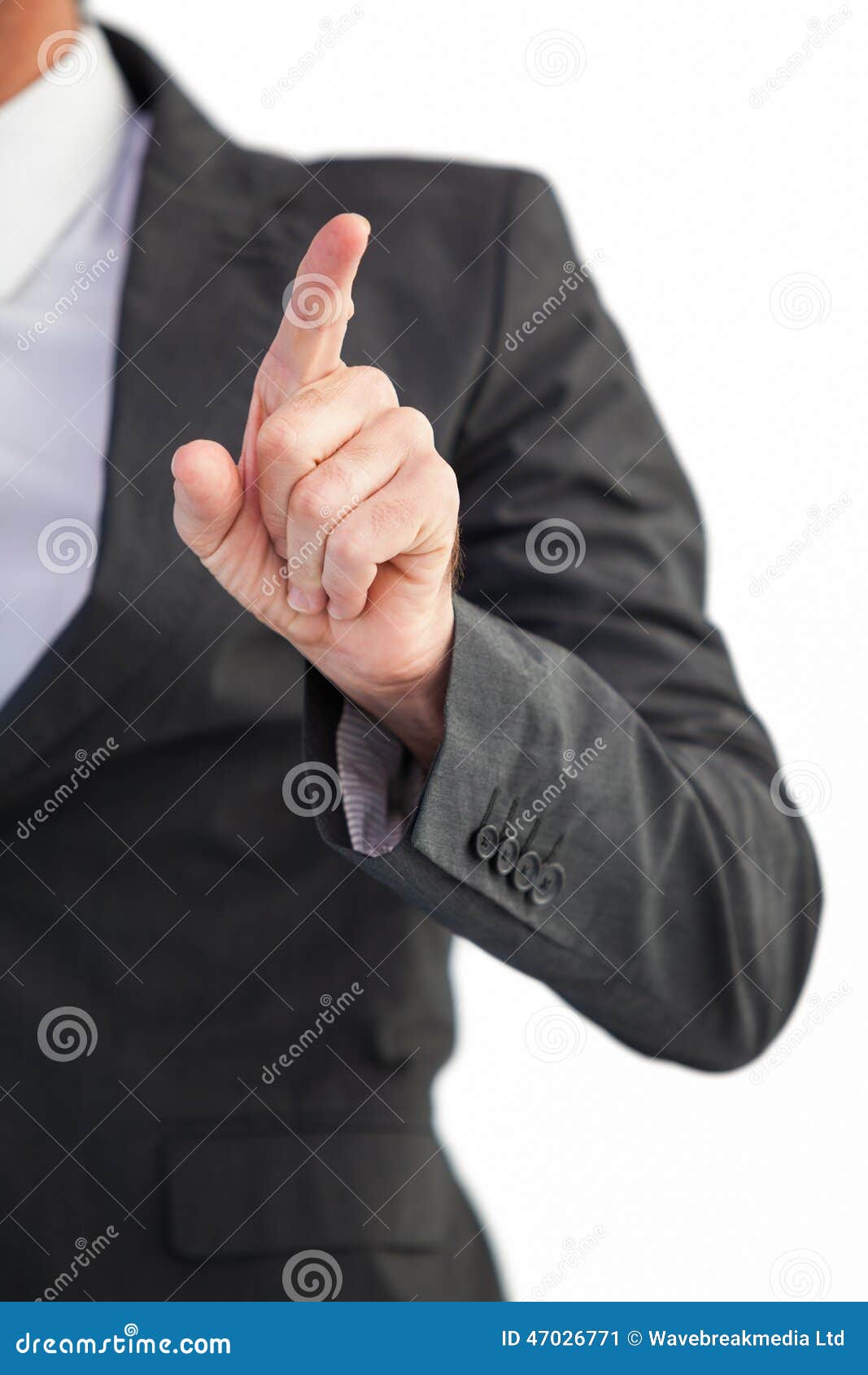 Businessman Pointing His Finger at Camera Stock Image - Image of ...