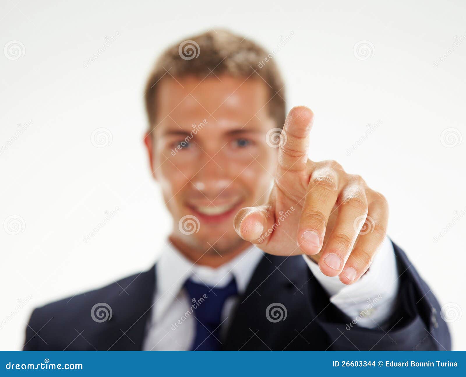 Businessman Pointing at You Stock Photo - Image of corporate, indicate ...