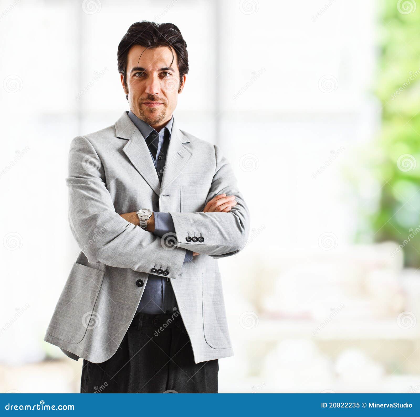 Businessman portrait stock image. Image of corporate - 20822235