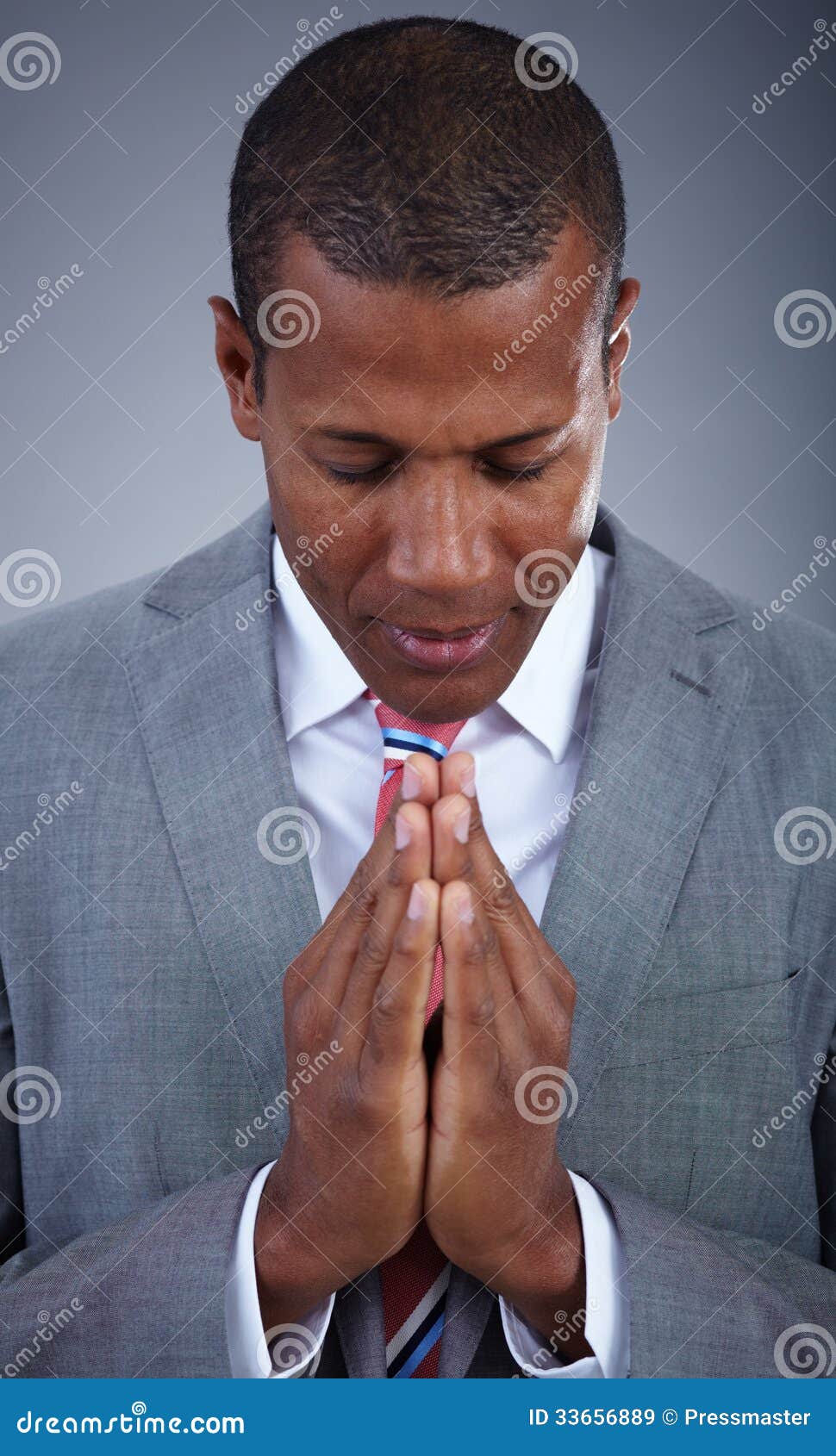 Businessman praying stock image. Image of christian, human - 33656889
