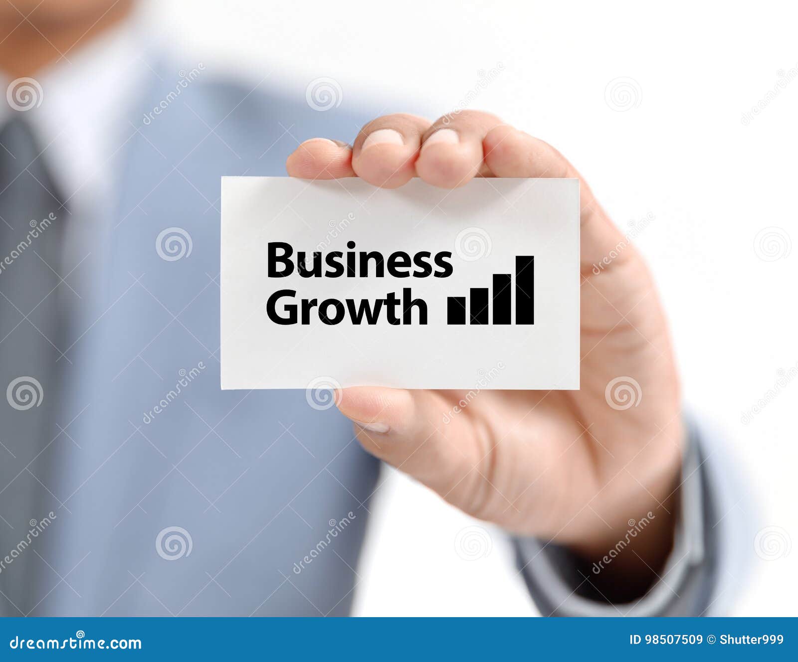 Businessman Present Graph with Growth Stock Image - Image of rise ...