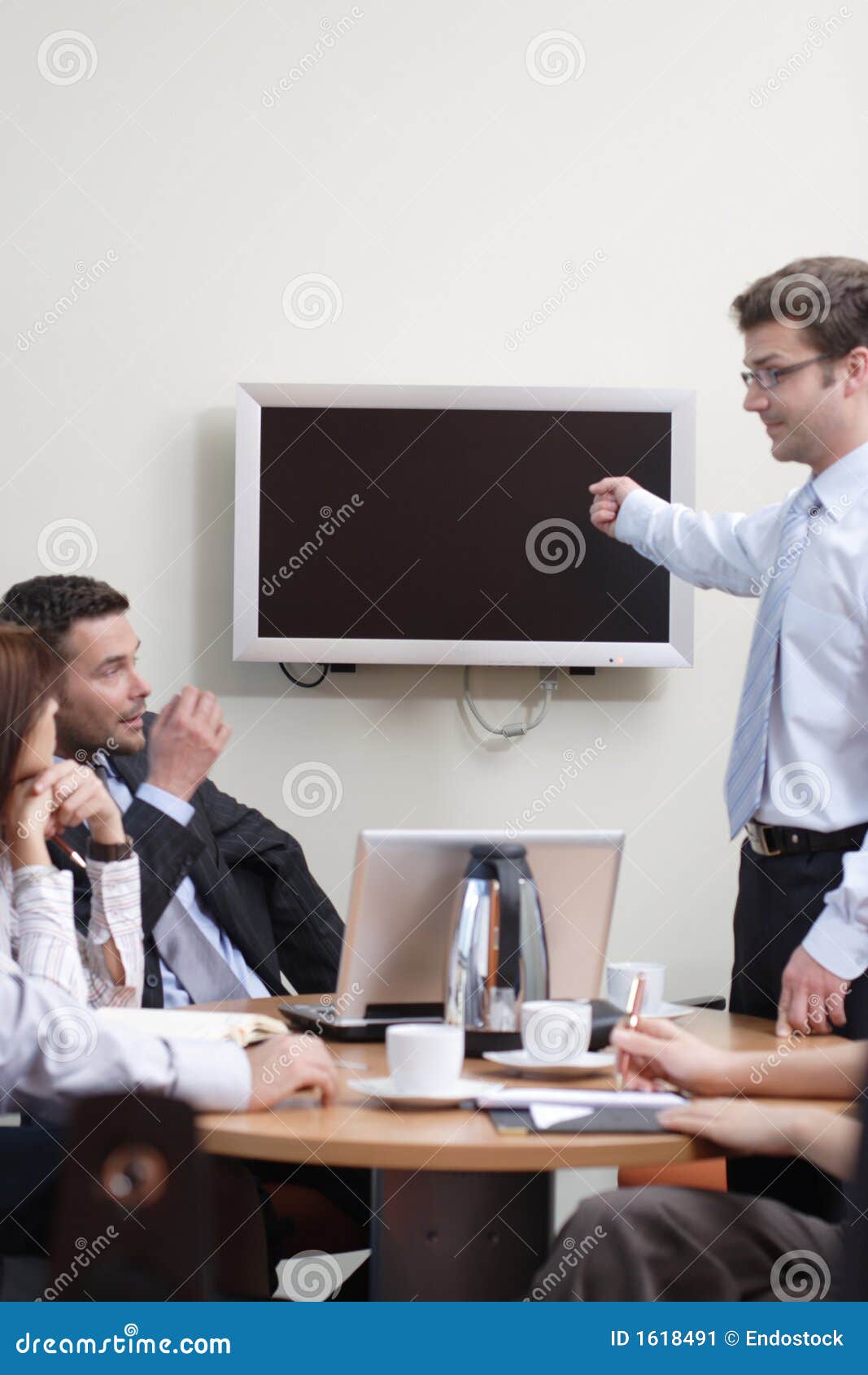 Businessman Presentation stock image. Image of efficient - 1618491