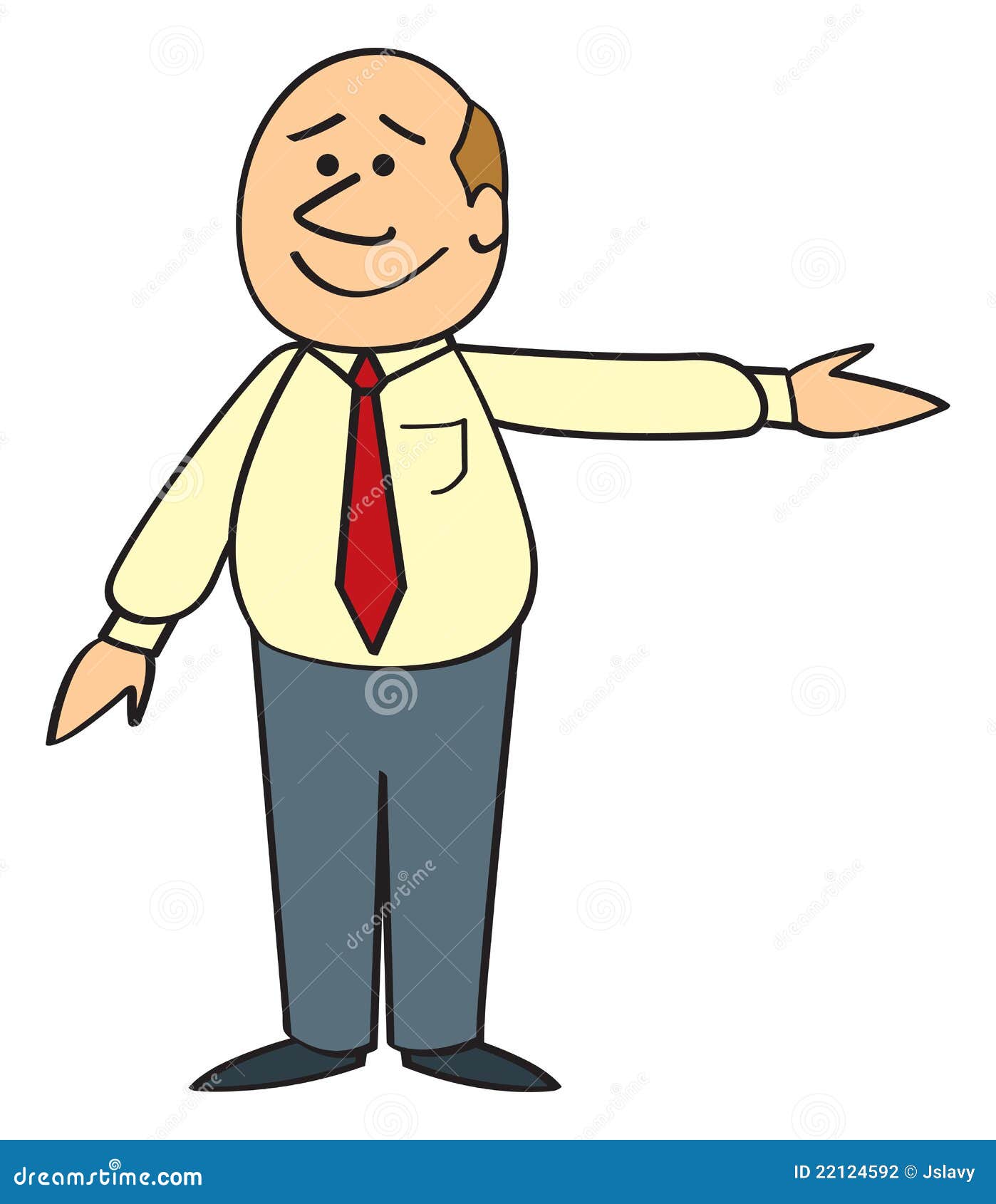 Businessman Presenting stock vector. Illustration of meeting - 22124592