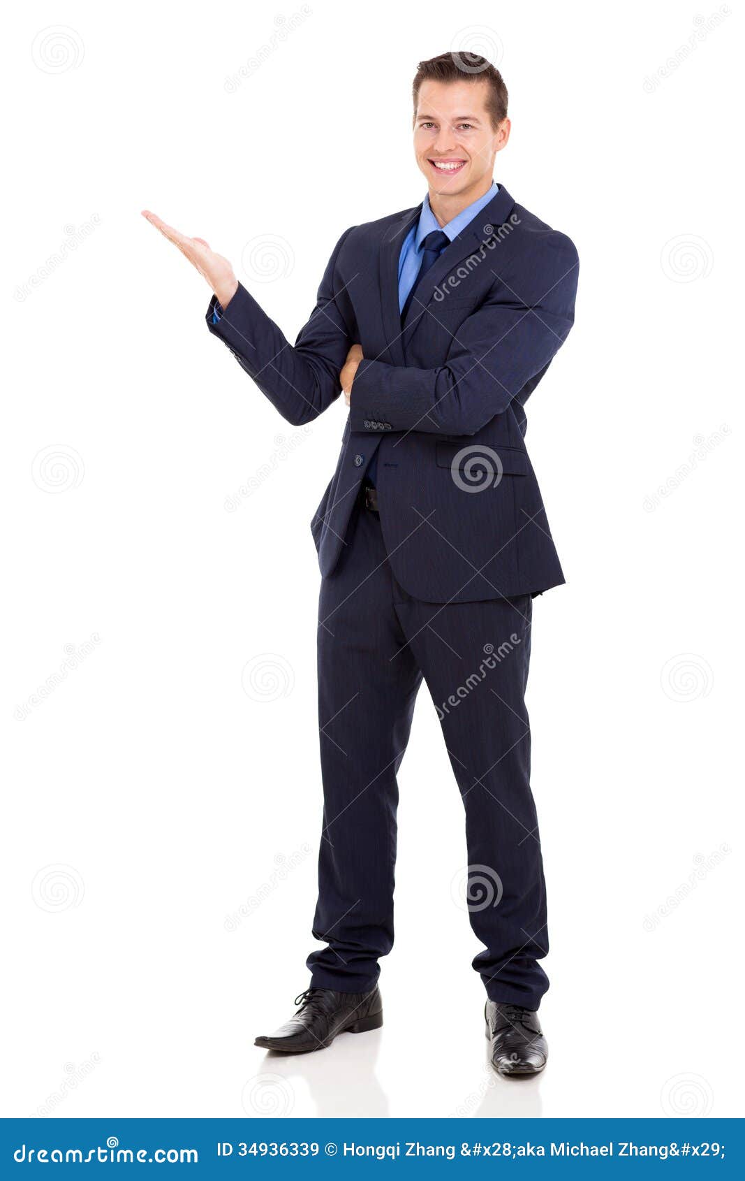 Businessman presenting stock image. Image of executive - 34936339