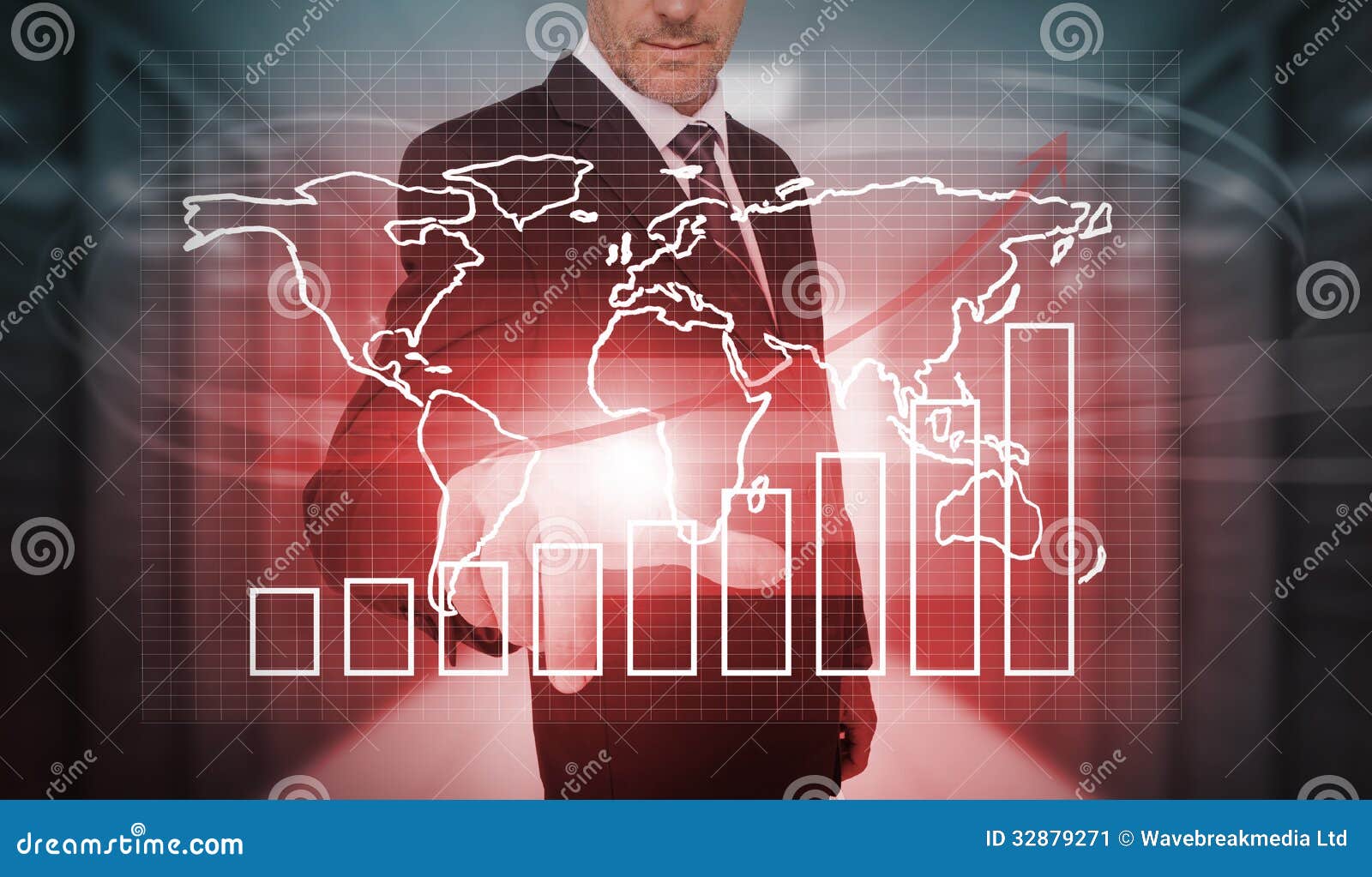 Businessman Pressing To Maslow Hierarchy Of Needs Royalty-Free Stock ...