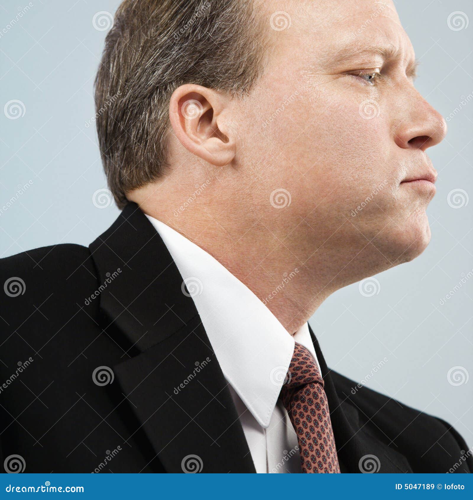Businessman profile stock image. Image of adult, male - 5047189