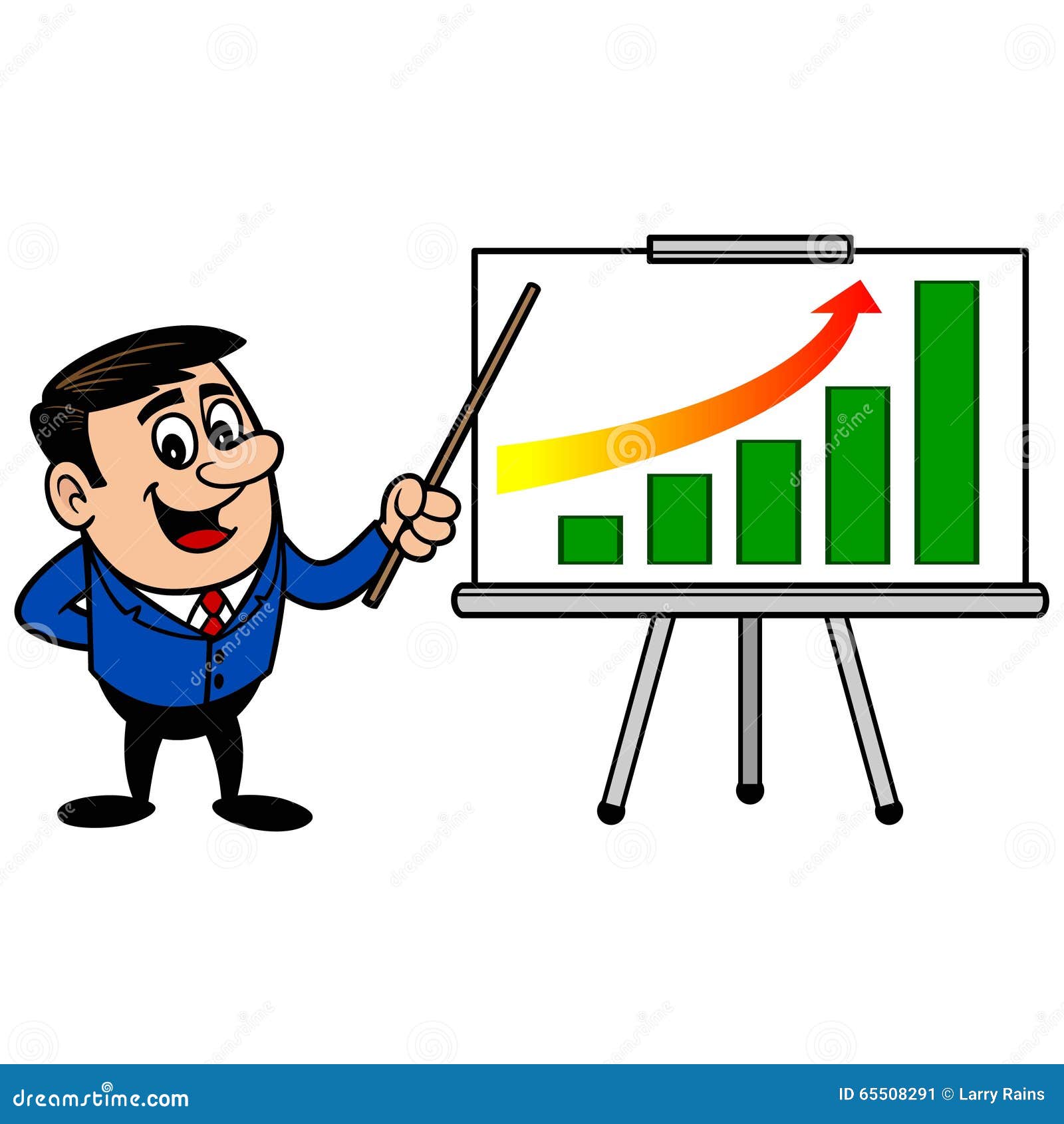 Profit And Gain Concept. The Businessman`s Hand Manages The Growing ...