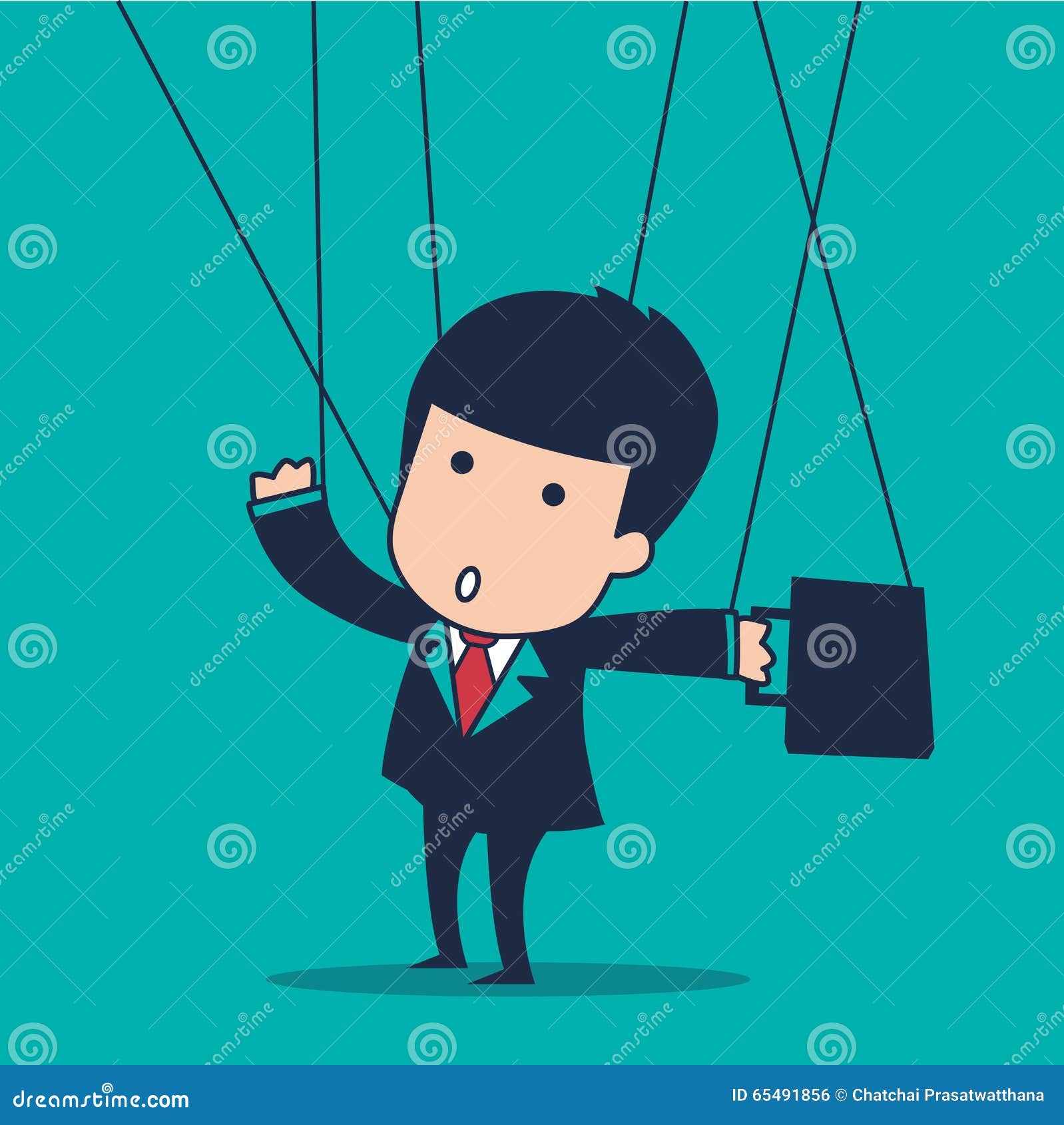 Businessman Puppet. Human Puppets Control, Puppeteer Hands Man ...