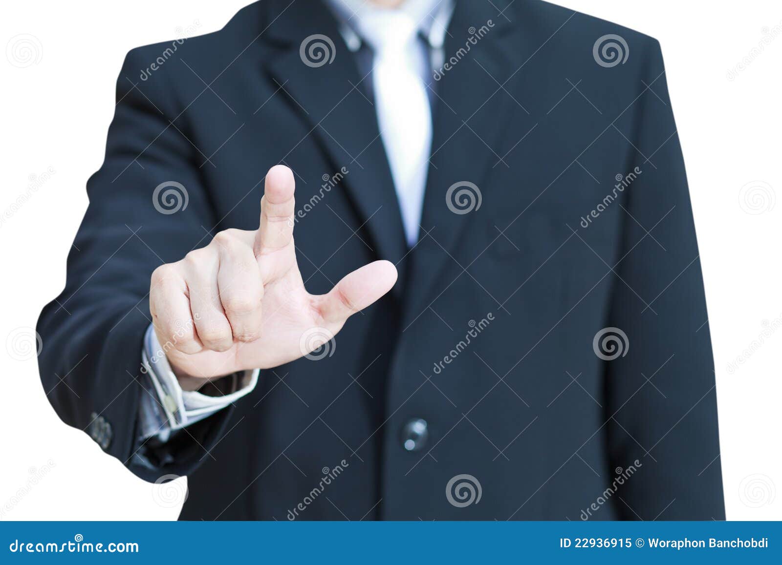 Businessman pushing stock image. Image of person, choose - 22936915