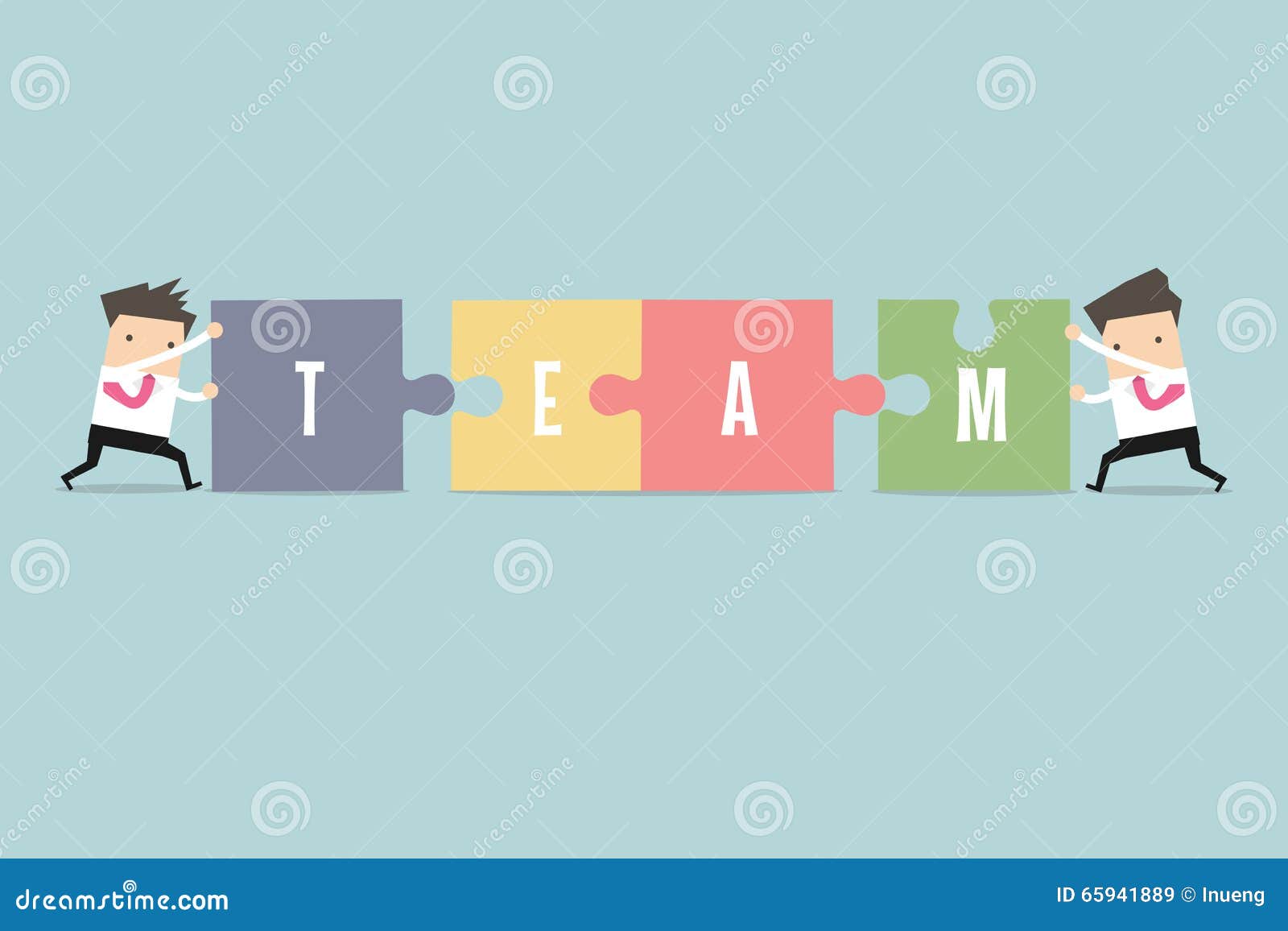 Businessman Cooperating Business Using Weapons Color Illustration ...