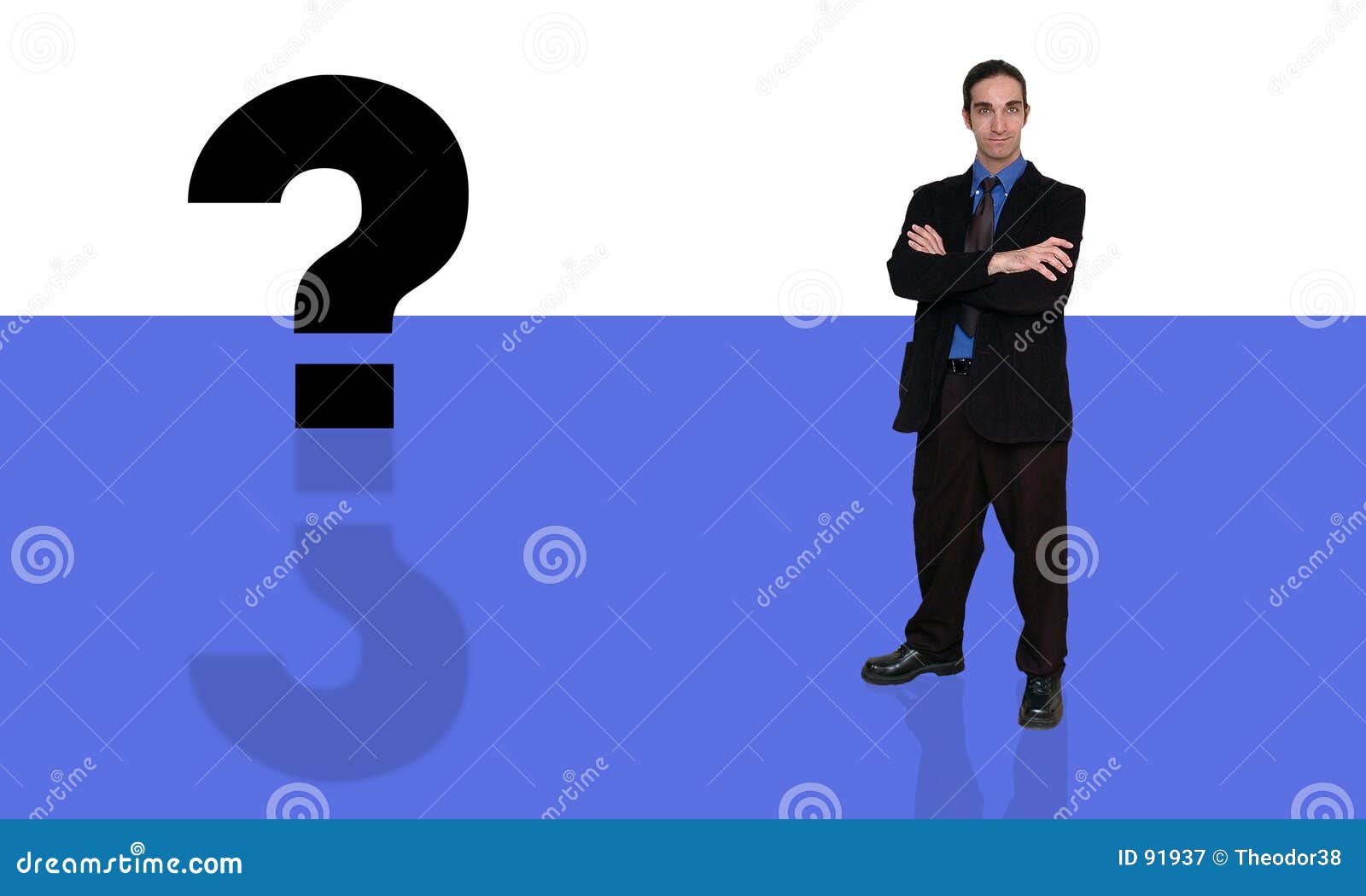 Businessman and Question-10 Stock Illustration - Illustration of people ...