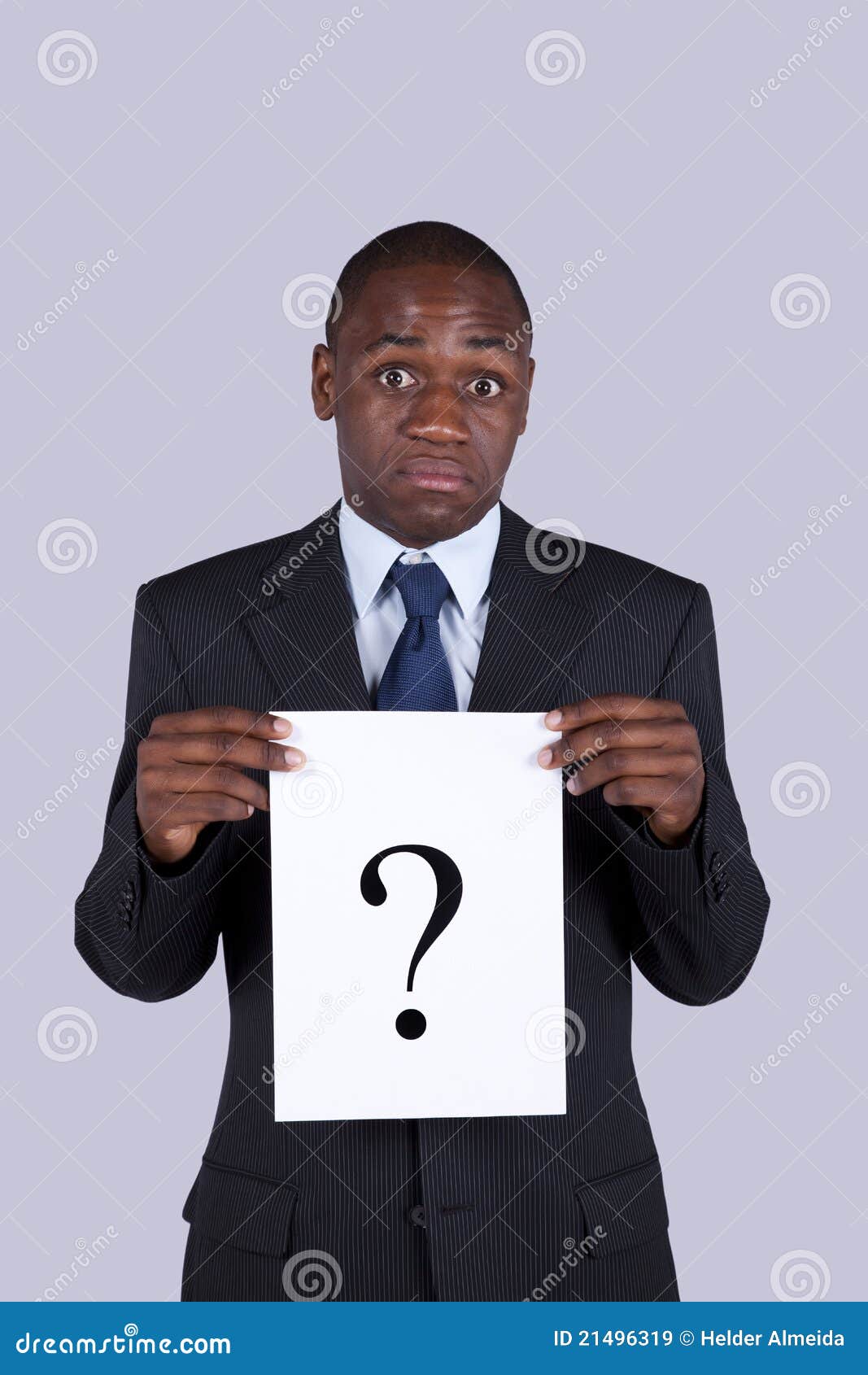Businessman question stock image. Image of confidence - 21496319