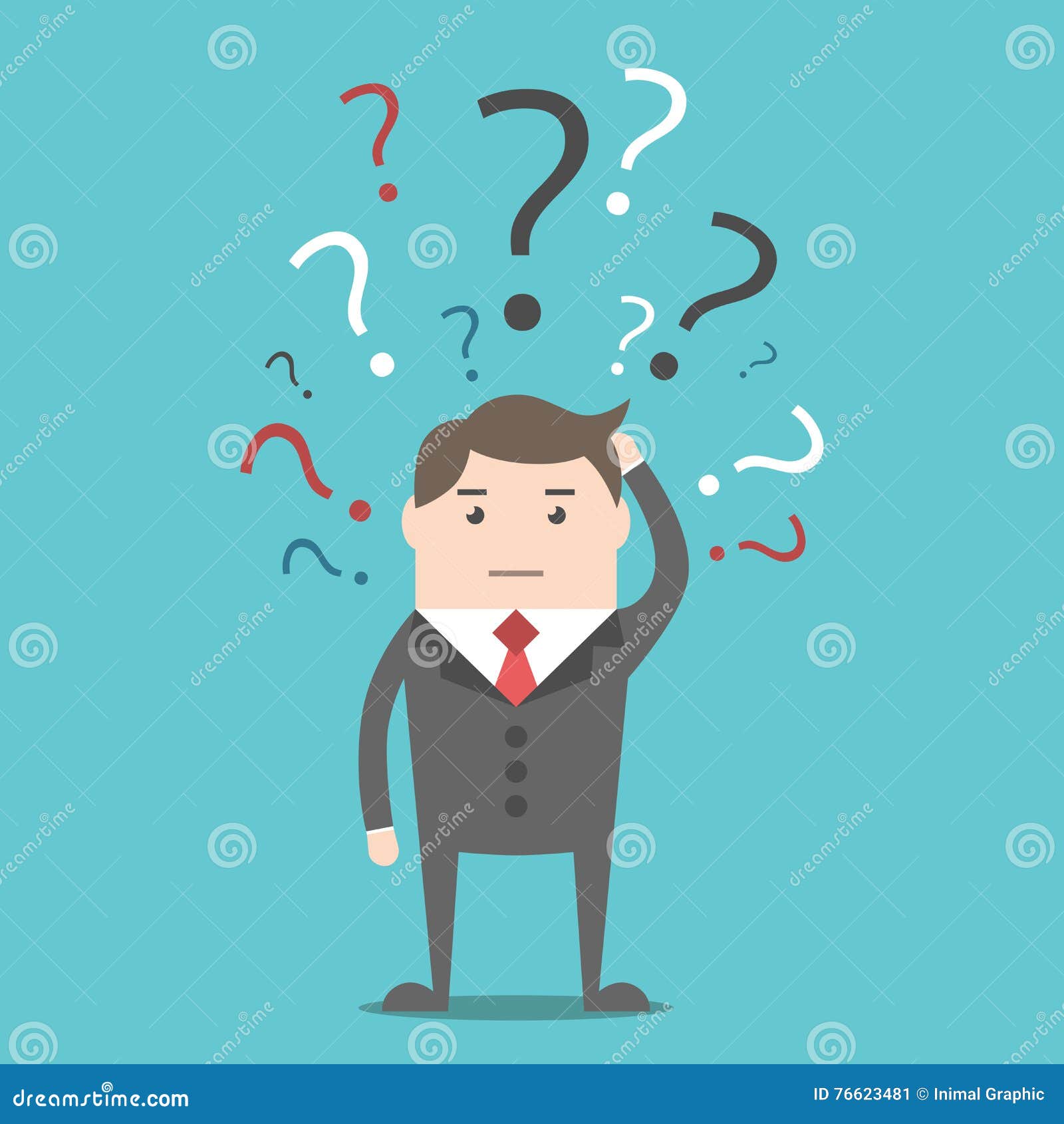 Hesitation As A Problem That Makes Life Harder - Symbolized By A Person ...