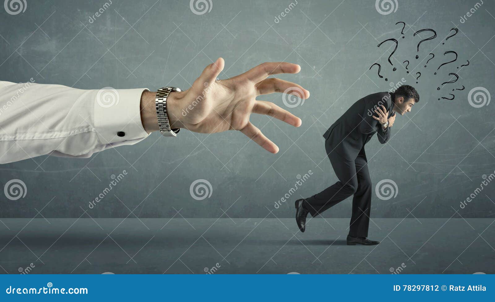 Man Running Question Marks Stock Photos - Free & Royalty-Free Stock ...