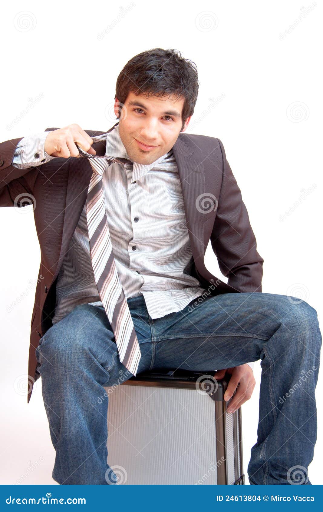 Businessman is quiting stock photo. Image of professional - 24613804