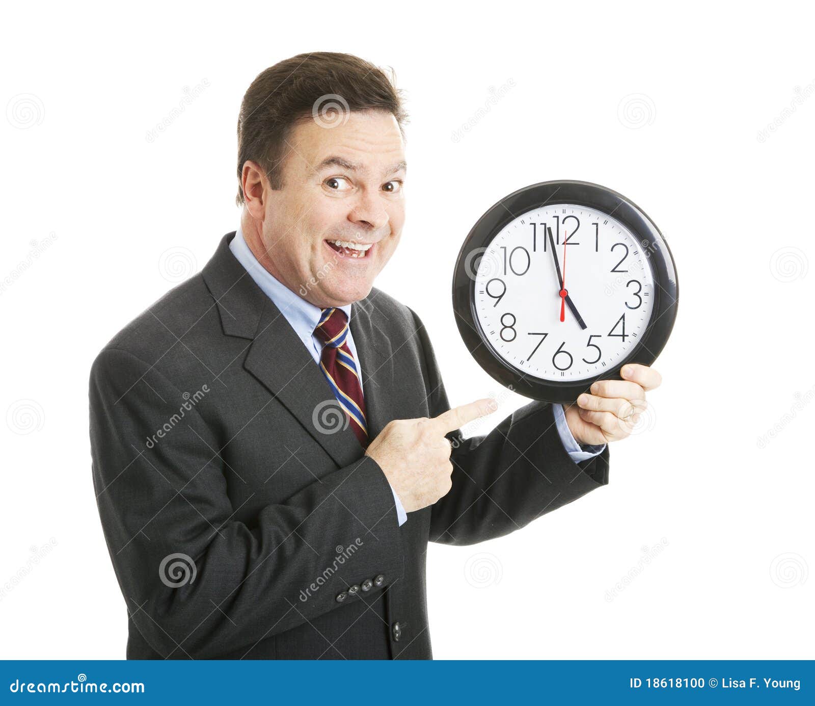 Businessman - Quitting Time Stock Photo - Image of aged, impatience ...