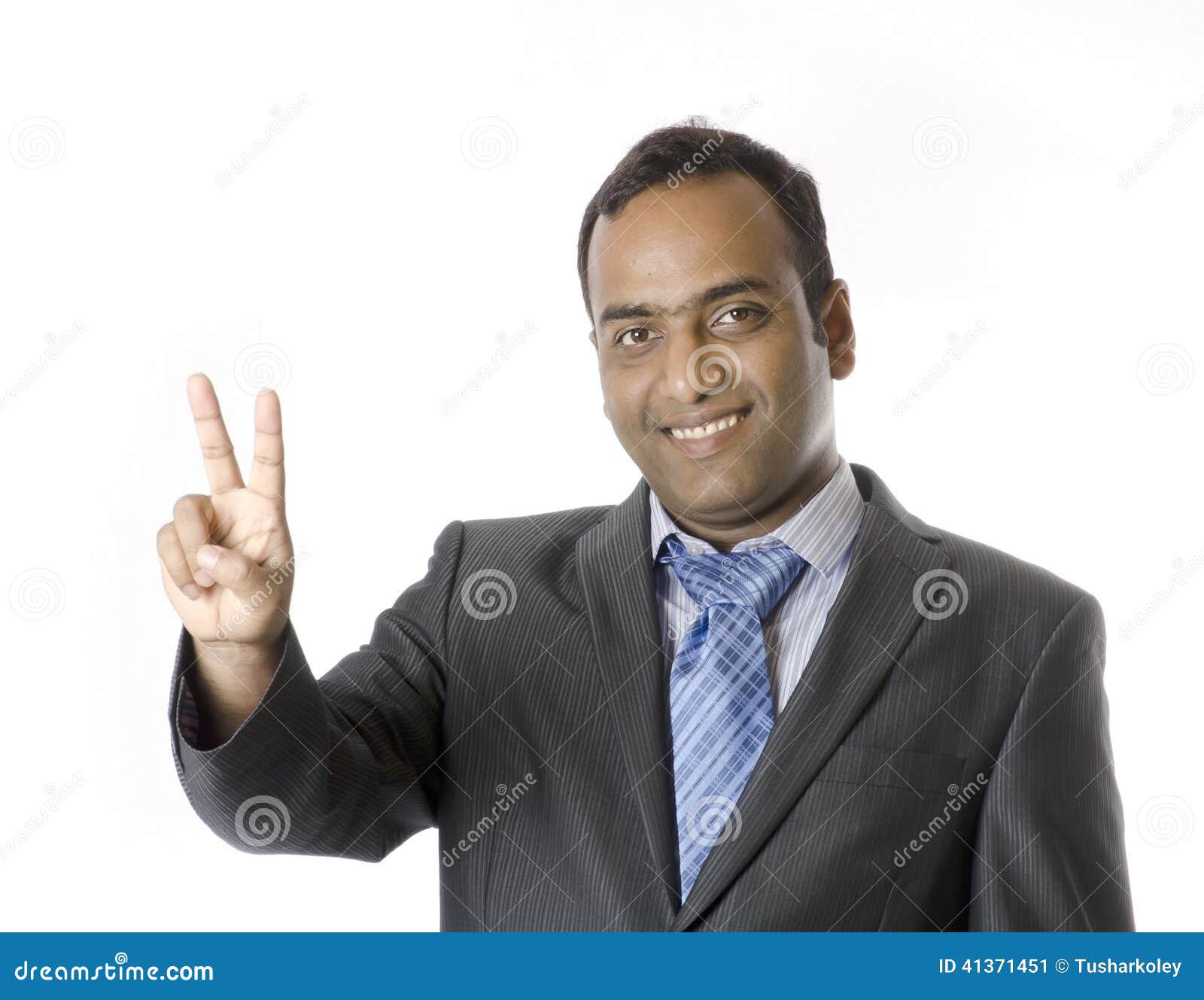 A Businessman Raising Hands Stock Image - Image of hold, successful ...