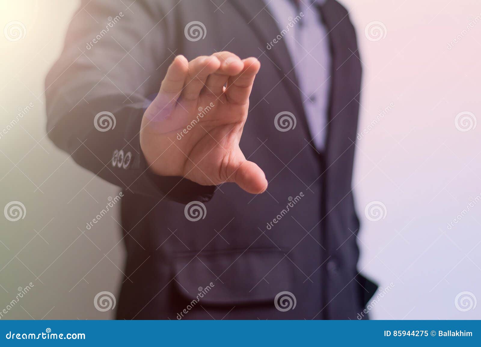 Businessman Reach Out Hand. Stock Image - Image of innovation, human ...