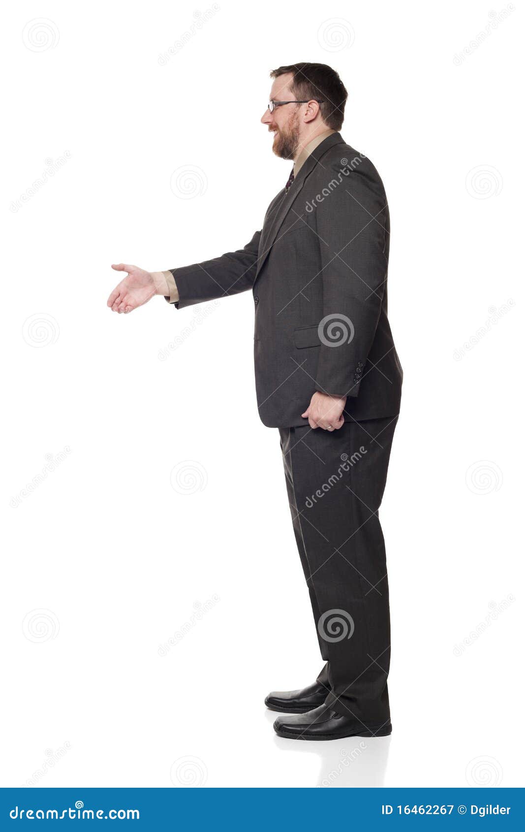 Businessman Reaching To Shake Hands Royalty Free Stock Photography ...