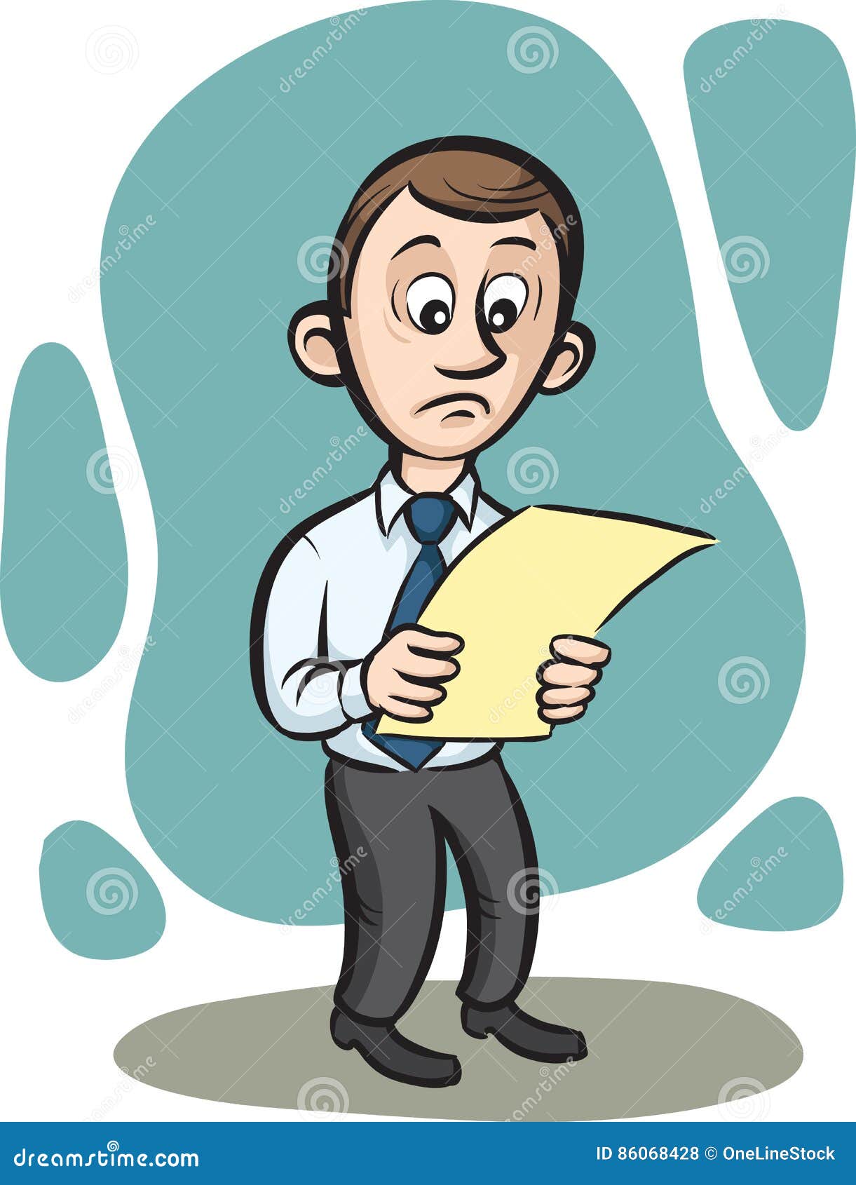 Businessman Reading Document Stock Vector - Illustration of occupation ... Businessman Reading Document Stock Vector - Illustration of occupation ...