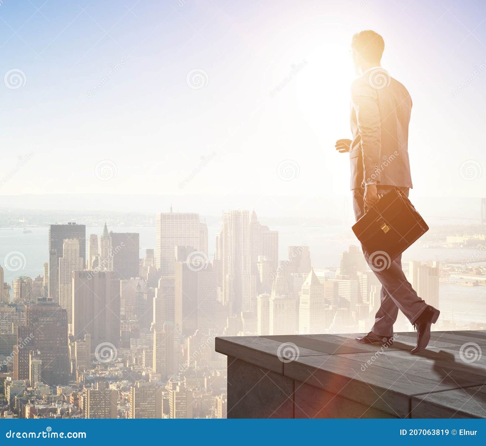 Businessman Ready for New Challenges in Business Concept Stock Image ...
