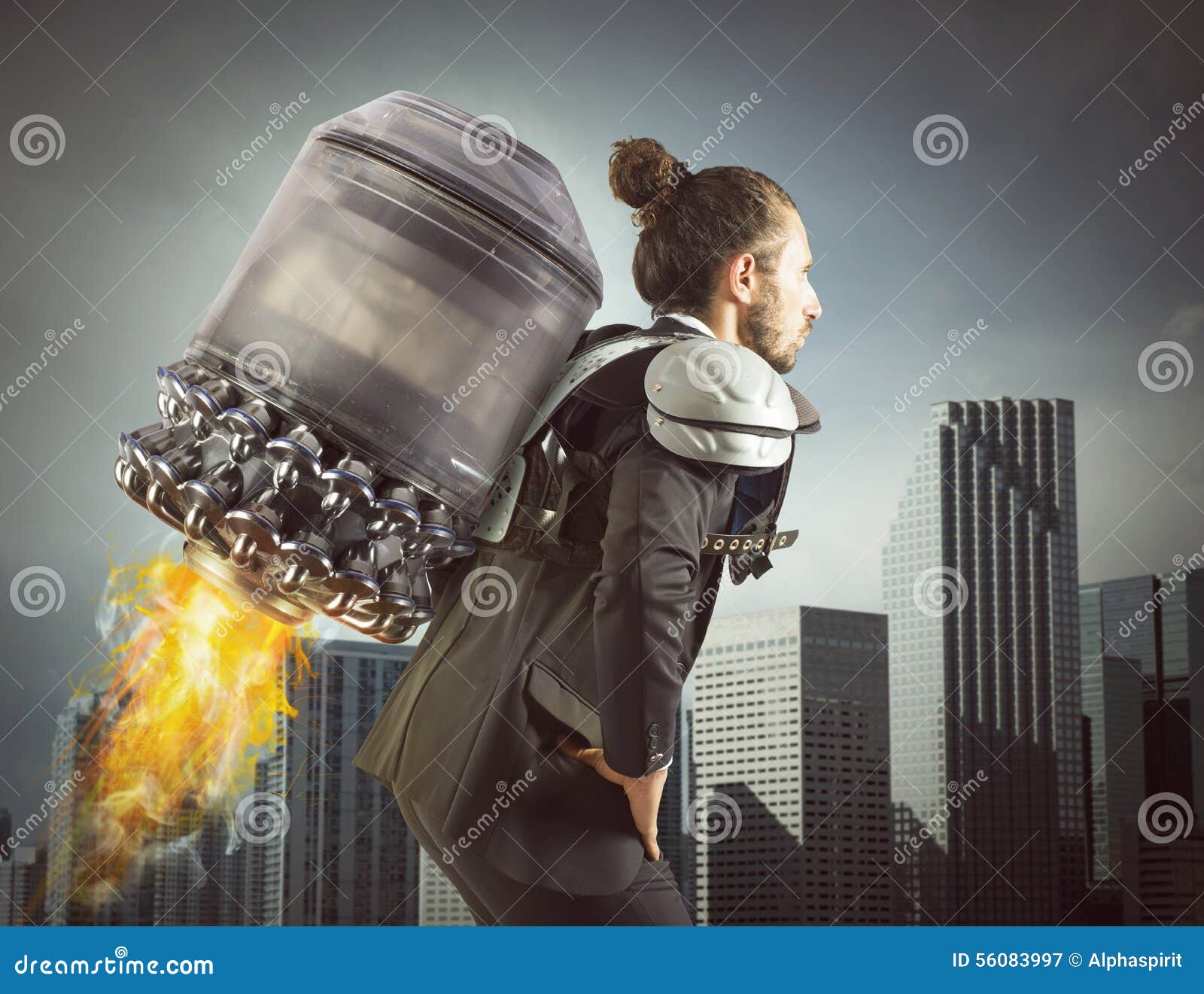 Businessman Ready Starting stock image. Image of freedom - 56083997