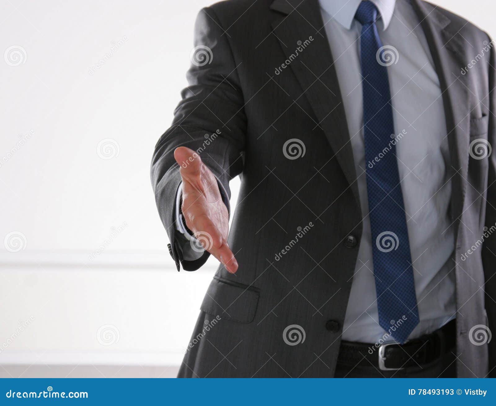 Businessman Ready To Shake Hand in Office Stock Image - Image of ...