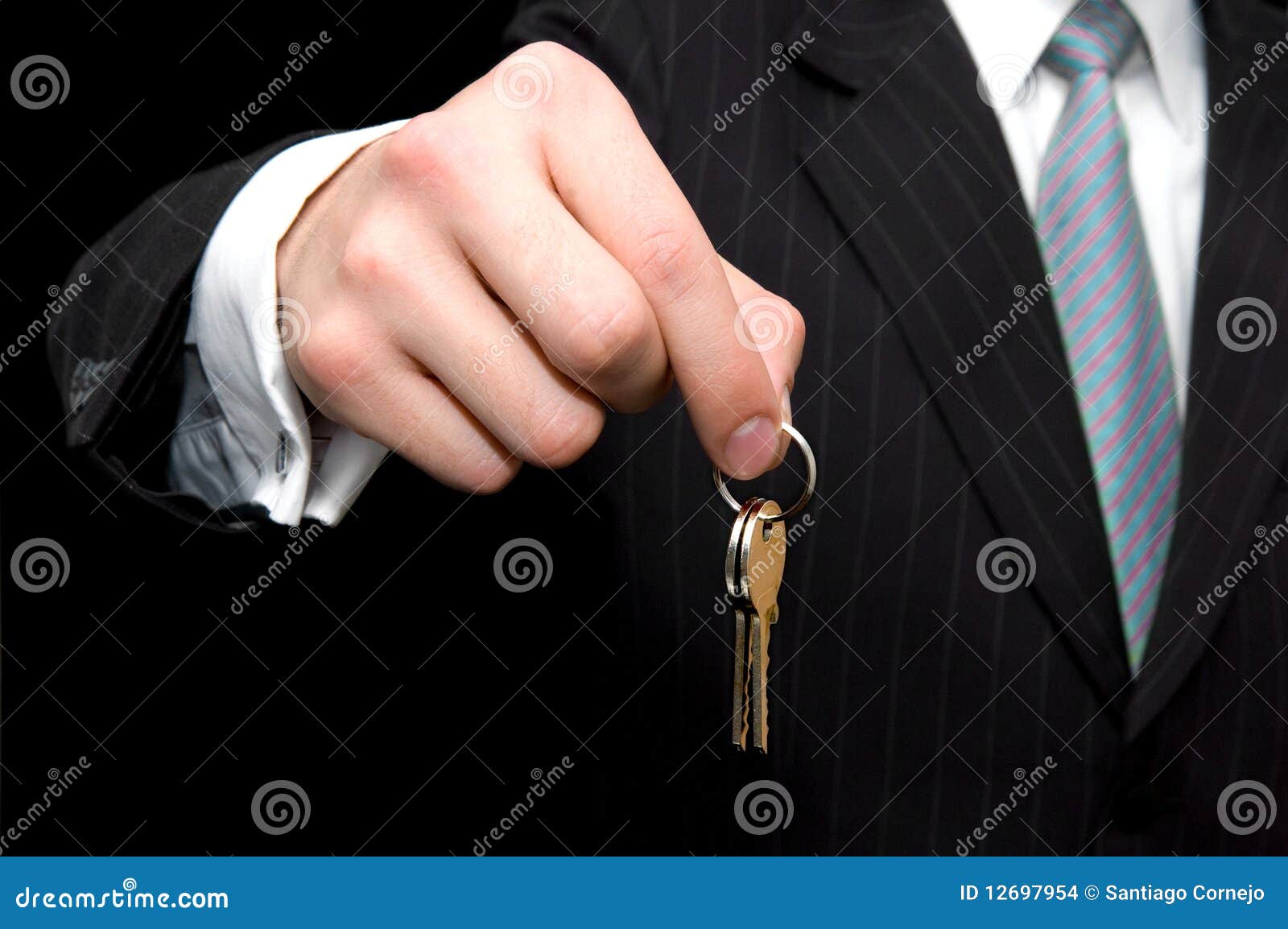Businessman - Real Estate Concept Stock Photo - Image of girl, mortgage ...