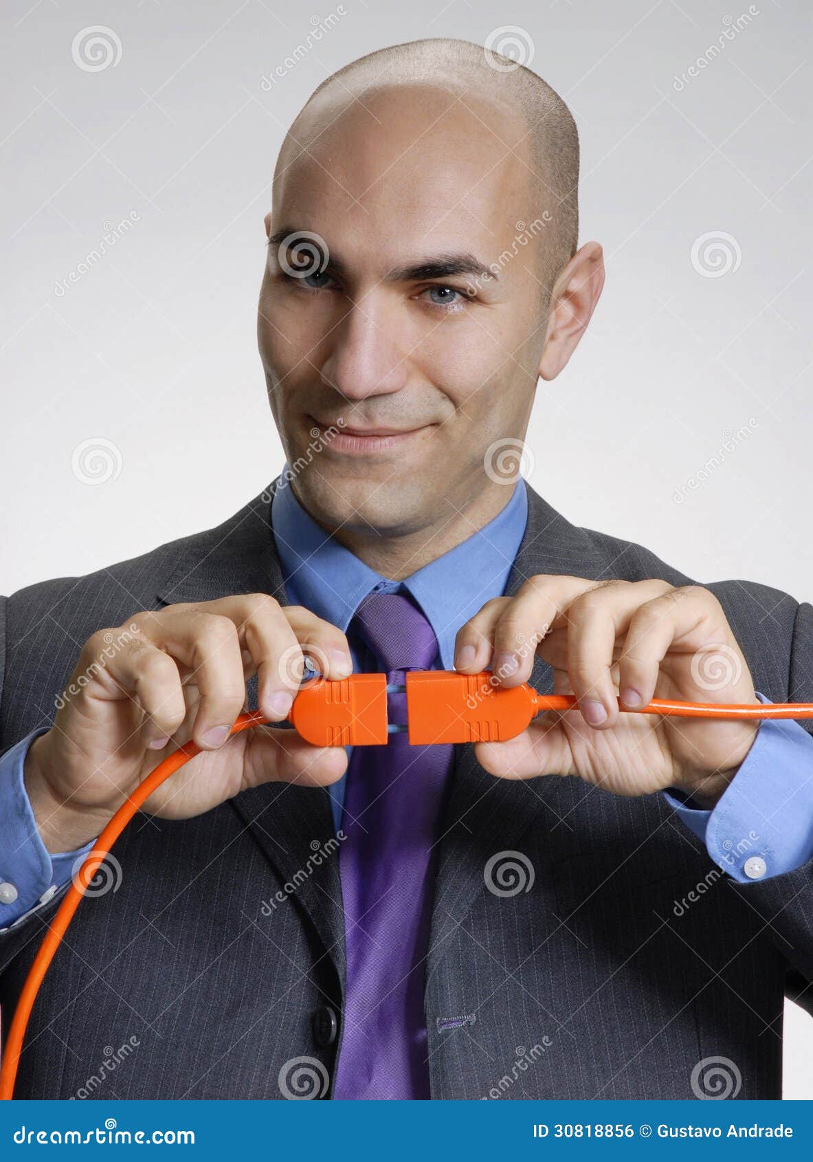 Businessman. stock photo. Image of cable, formula, network - 30818856