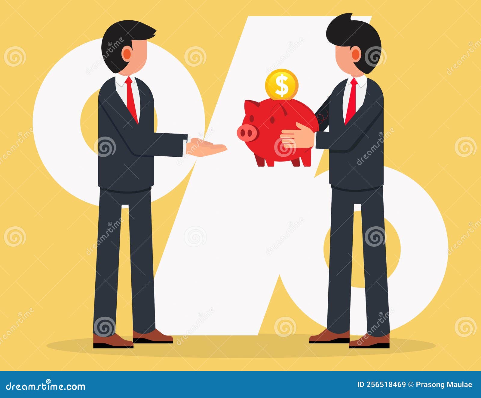 Businessman Received a Lot of Money As an Inheritance. Handover of ... Businessman Received a Lot of Money As an Inheritance. Handover of ...